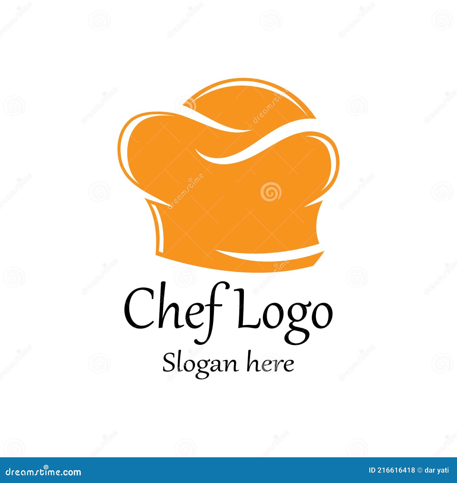 Hat Chef Logo Template Vector Illustration Stock Vector - Illustration ...