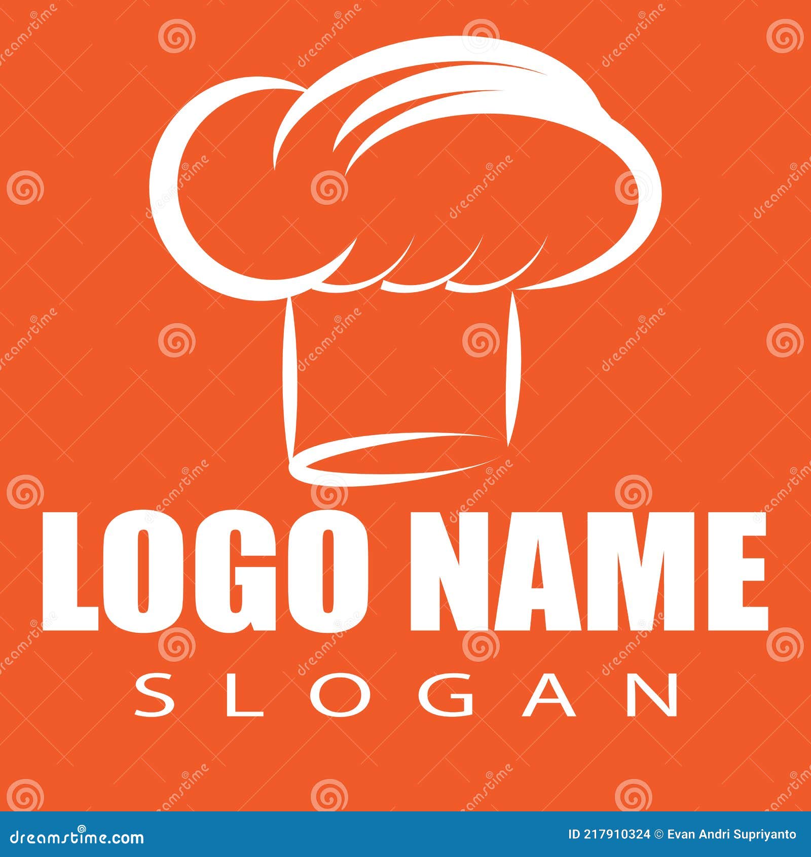 Hat Chef Logo Template Vector Illustration Stock Vector - Illustration ...