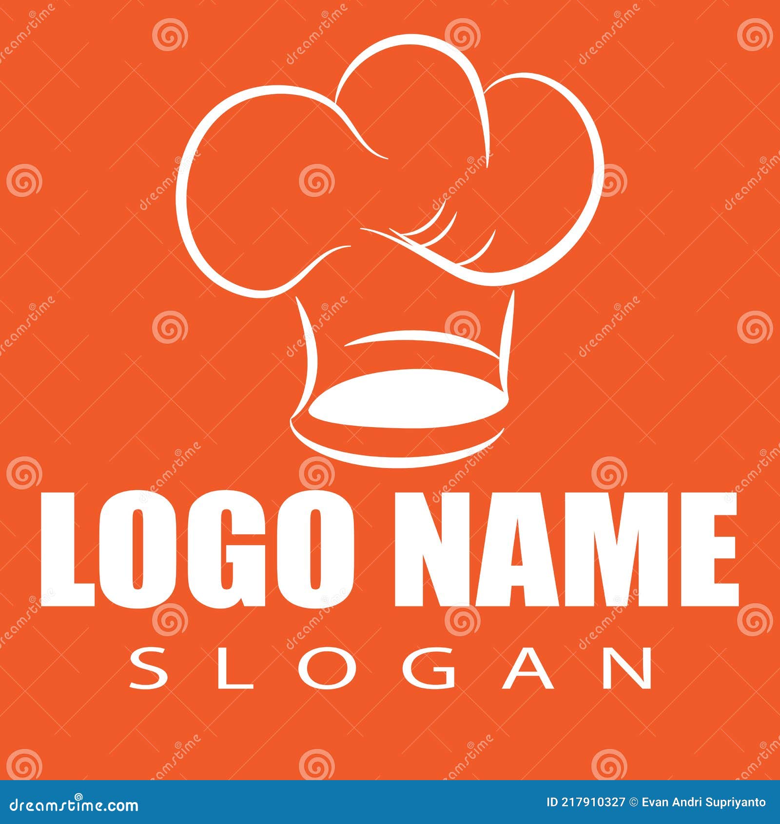 Hat Chef Logo Template Vector Illustration Stock Vector - Illustration ...