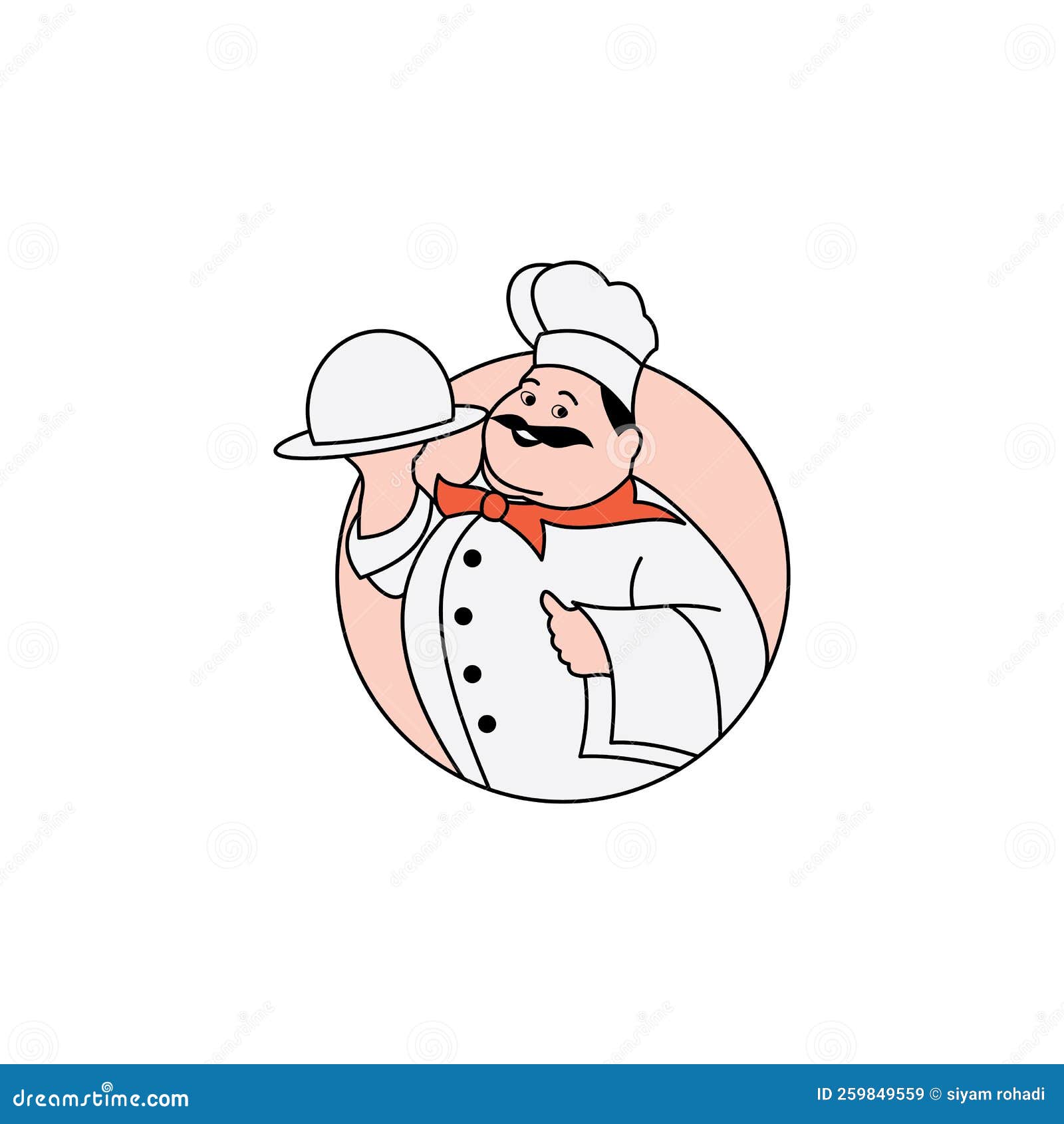 Hat chef logo template stock vector. Illustration of costume - 259849559