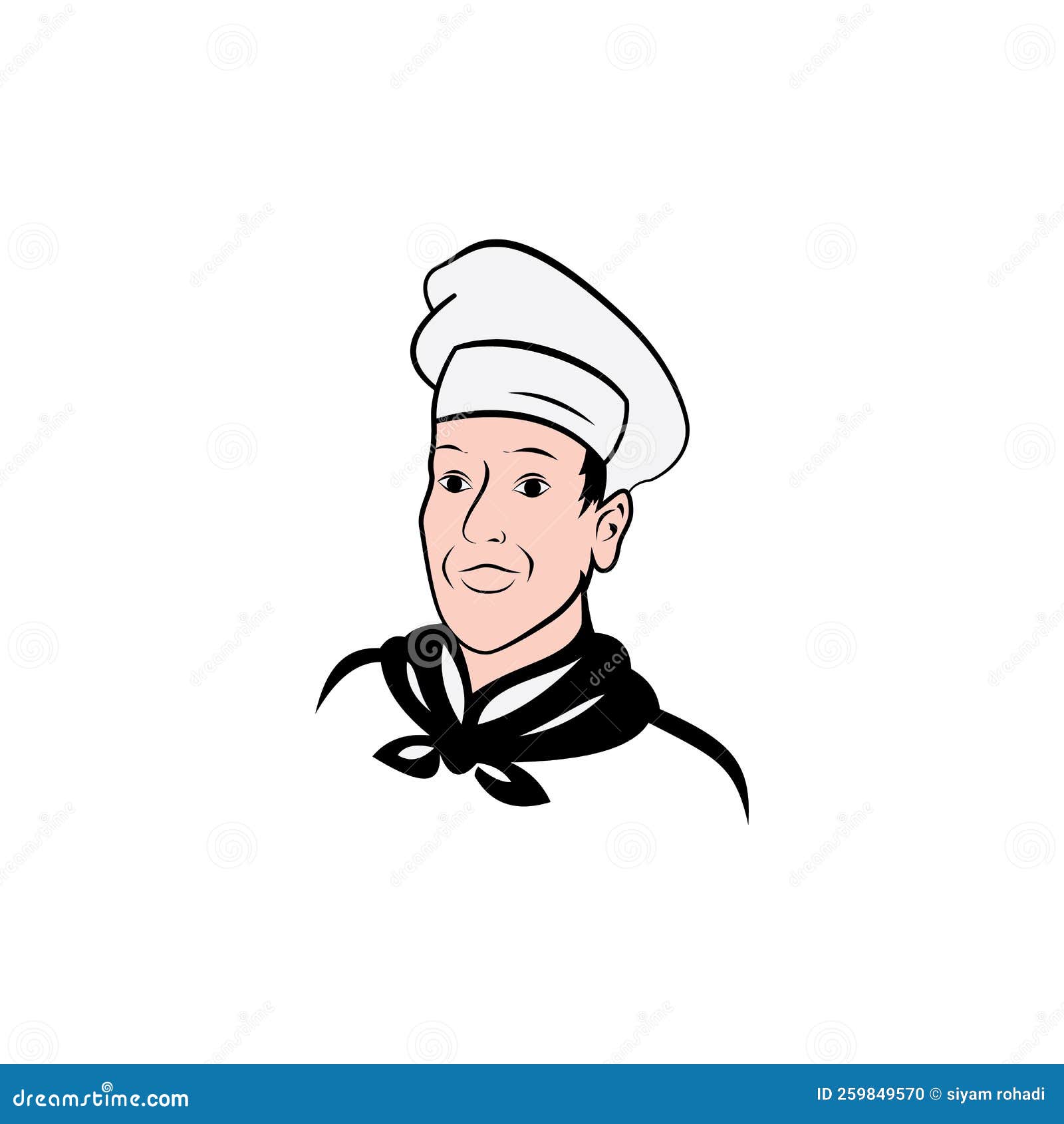 Hat chef logo template stock vector. Illustration of breakfast - 259849570