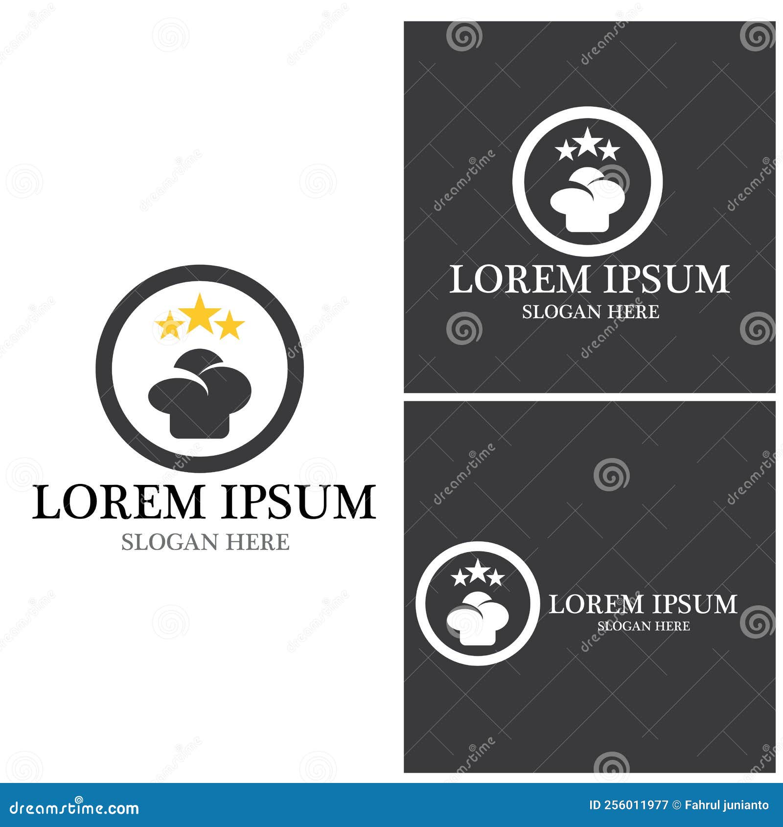 Hat Chef Logo Template Vector Illustration Stock Illustration ...