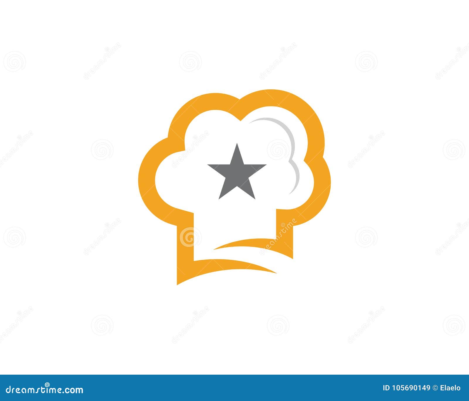 Hat chef logo template stock vector. Illustration of face - 105690149