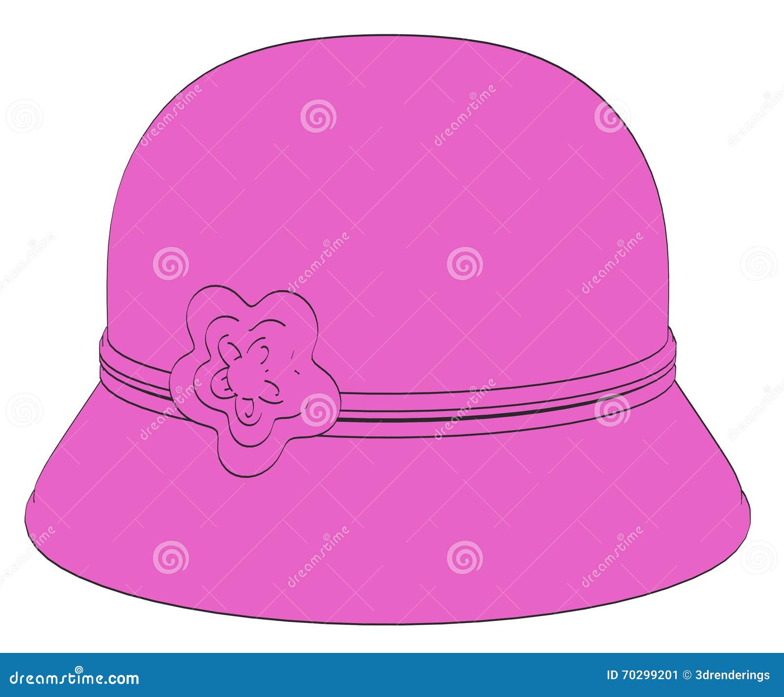 Hat stock illustration. Illustration of trilby, cartoon - 70299201