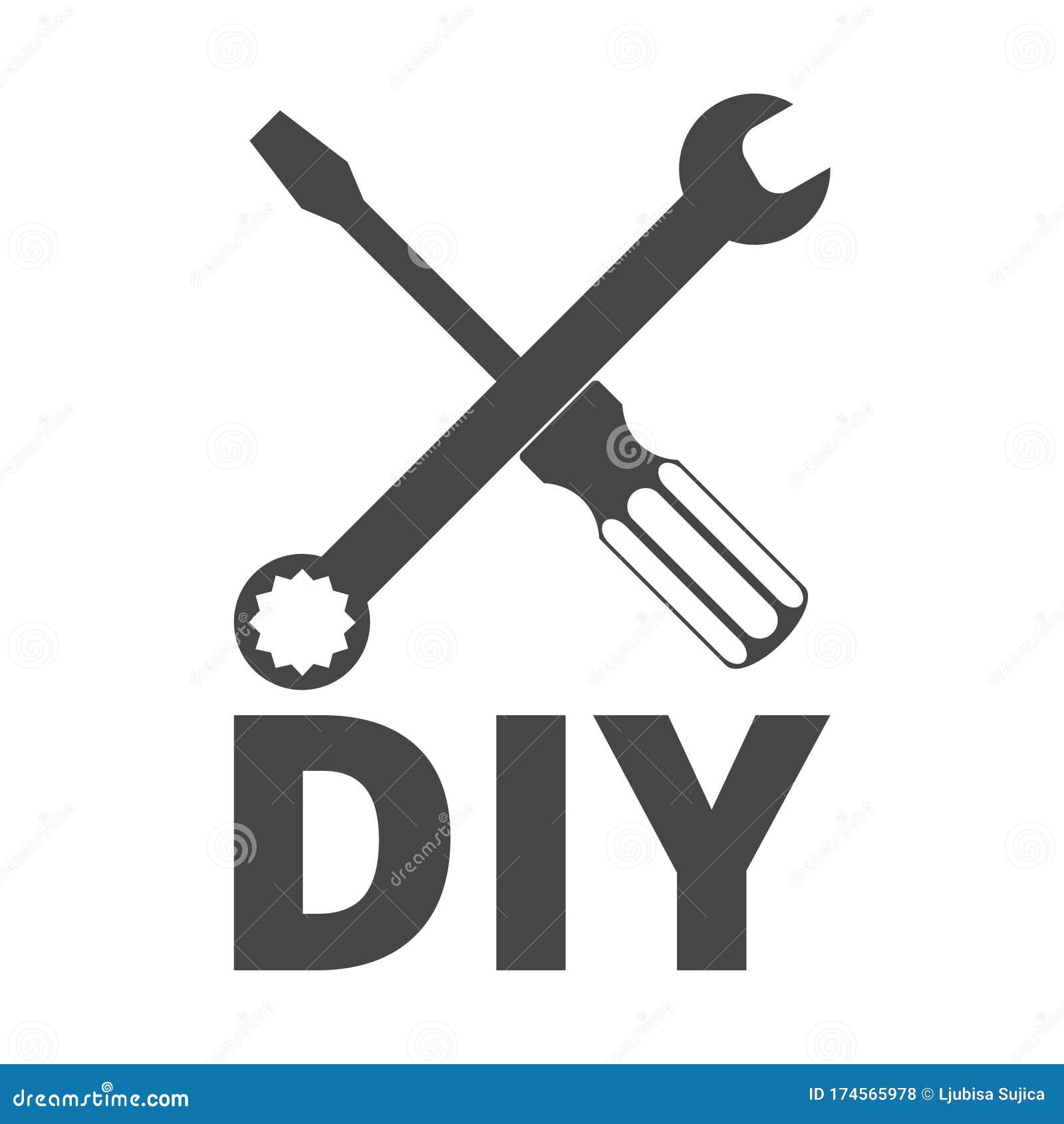 Hat Es Sich Symbol DIY-Ikone Vektor Abbildung - Illustration von ...