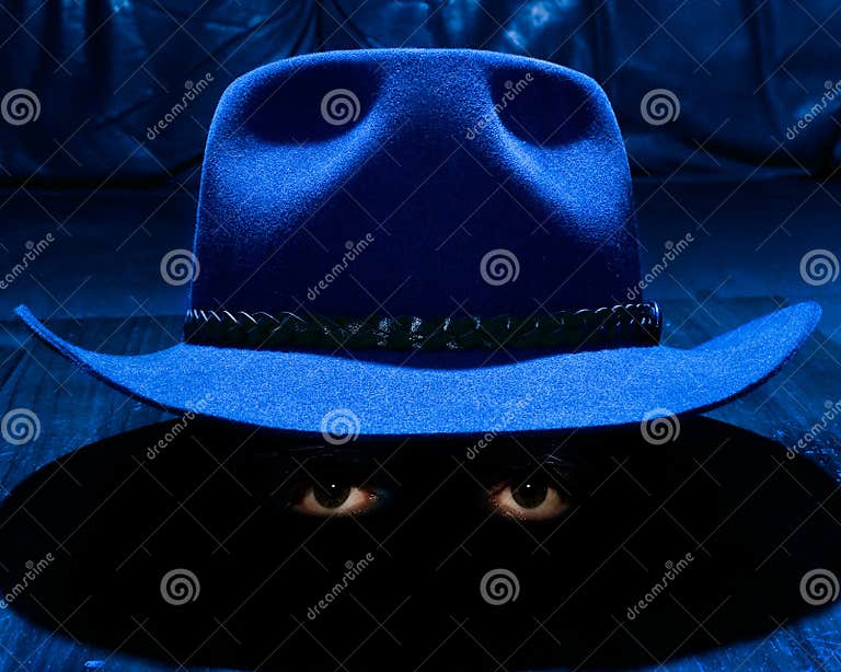 The hat and the eyes stock photo. Image of stetsons, hateful - 4007998