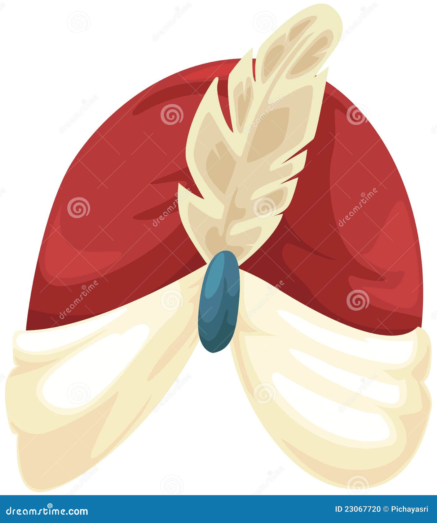 Hat with feather stock vector. Illustration of beauty - 23067720