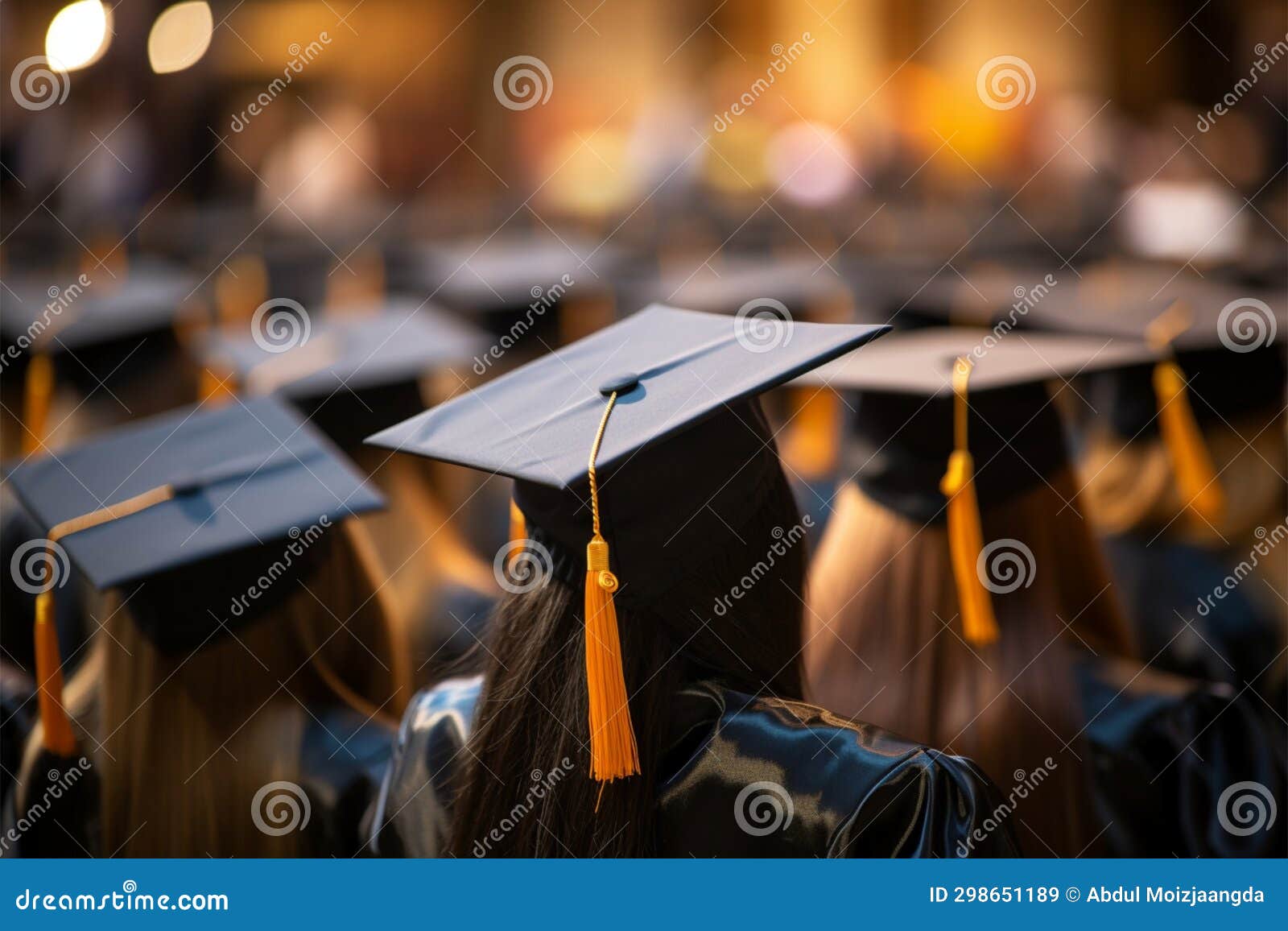 Hat Group of Graduates Concept Education Congratulation Ceremony in ...