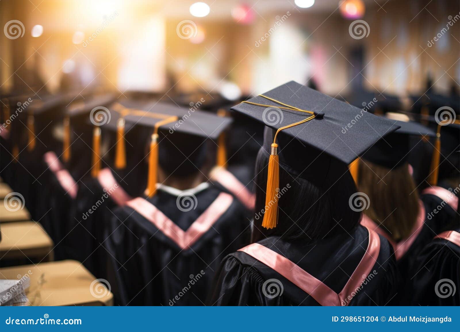 Hat Group of Graduates Concept Education Congratulation Ceremony in ...