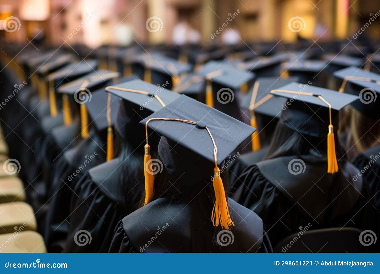 Hat Group of Graduates Concept Education Congratulation Ceremony in ...
