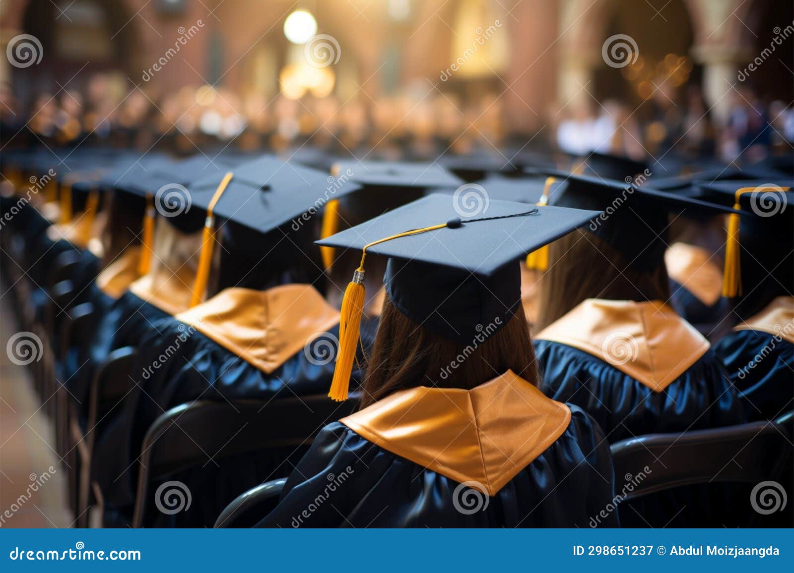 Hat Group of Graduates Concept Education Congratulation Ceremony in ...