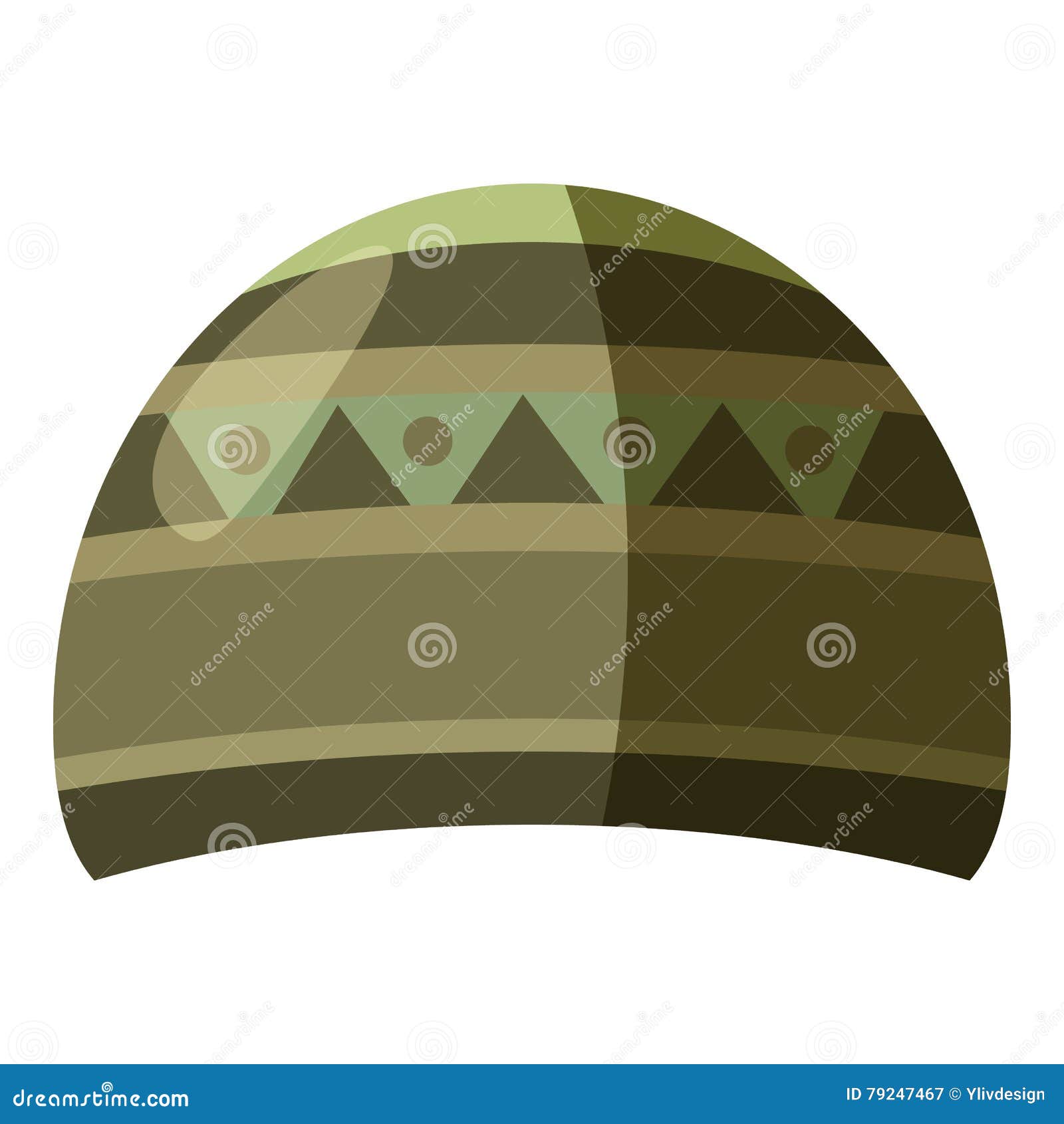 Hat icon, cartoon style stock vector. Illustration of season - 79247467
