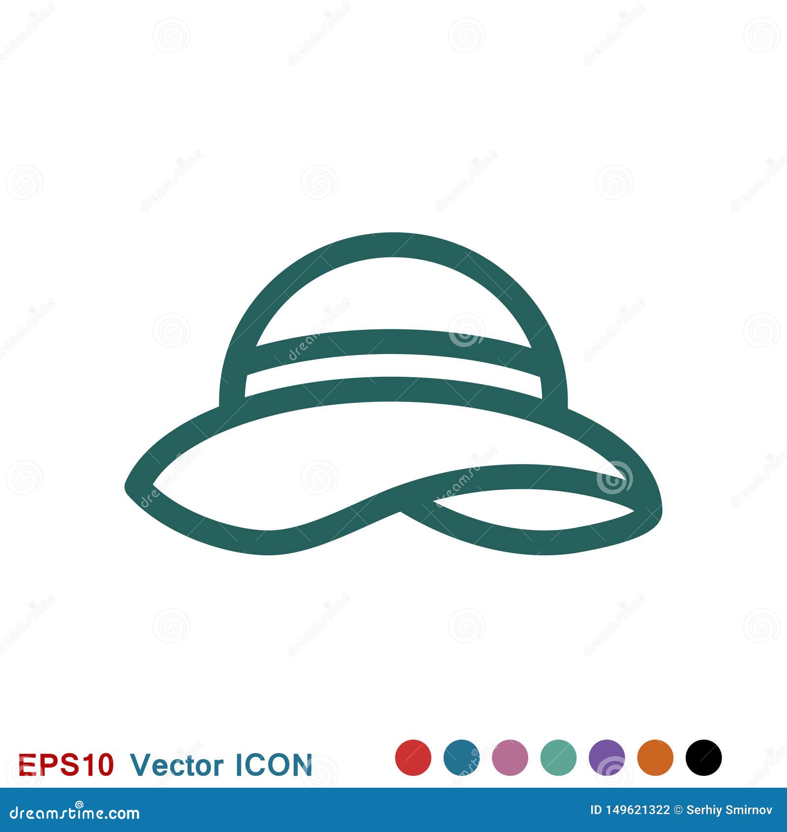 Hat Icon Logo, Illustration, Vector Sign Symbol for Design Stock ...