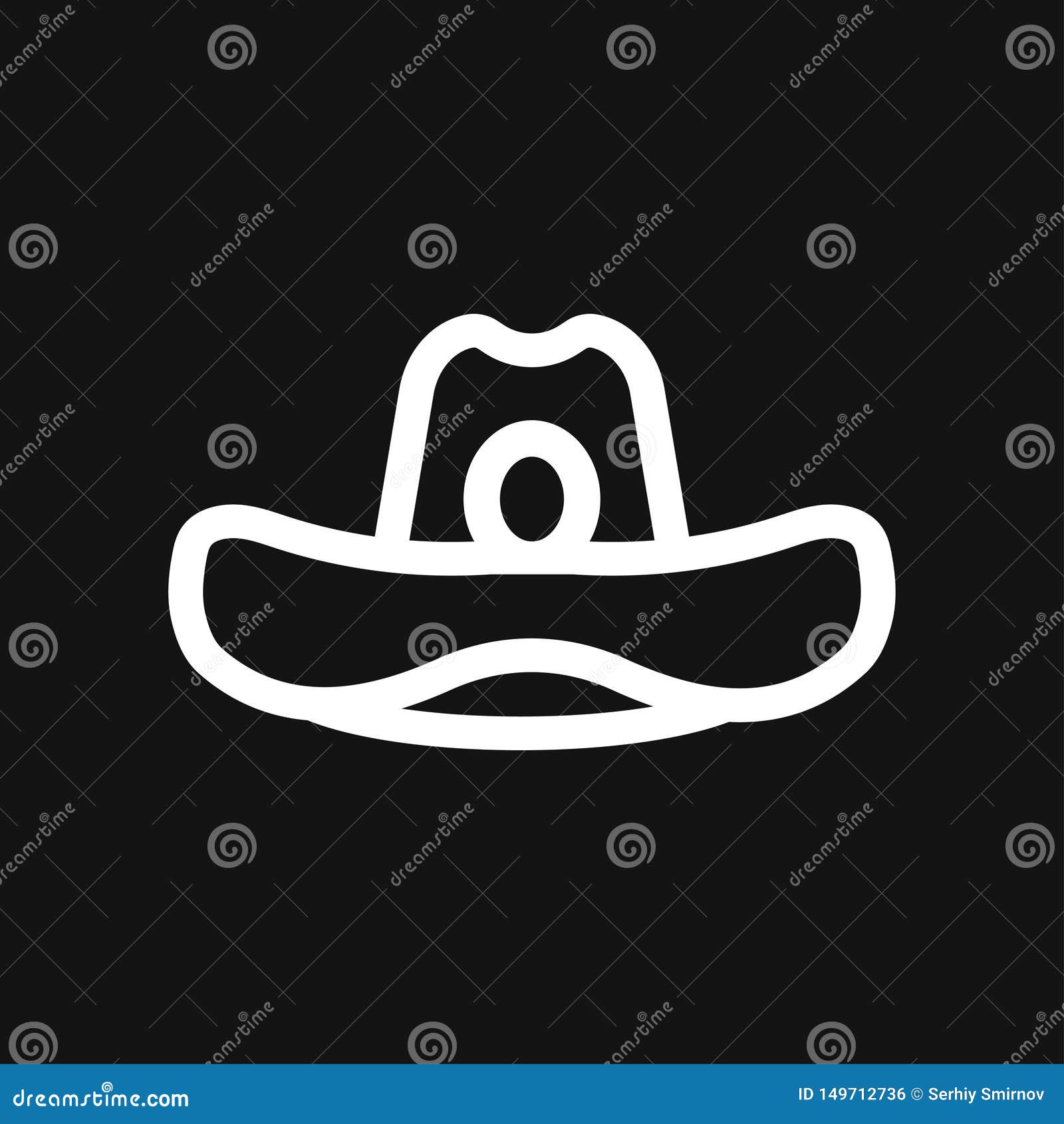 Hat Icon Logo, Illustration, Vector Sign Symbol for Design Stock ...