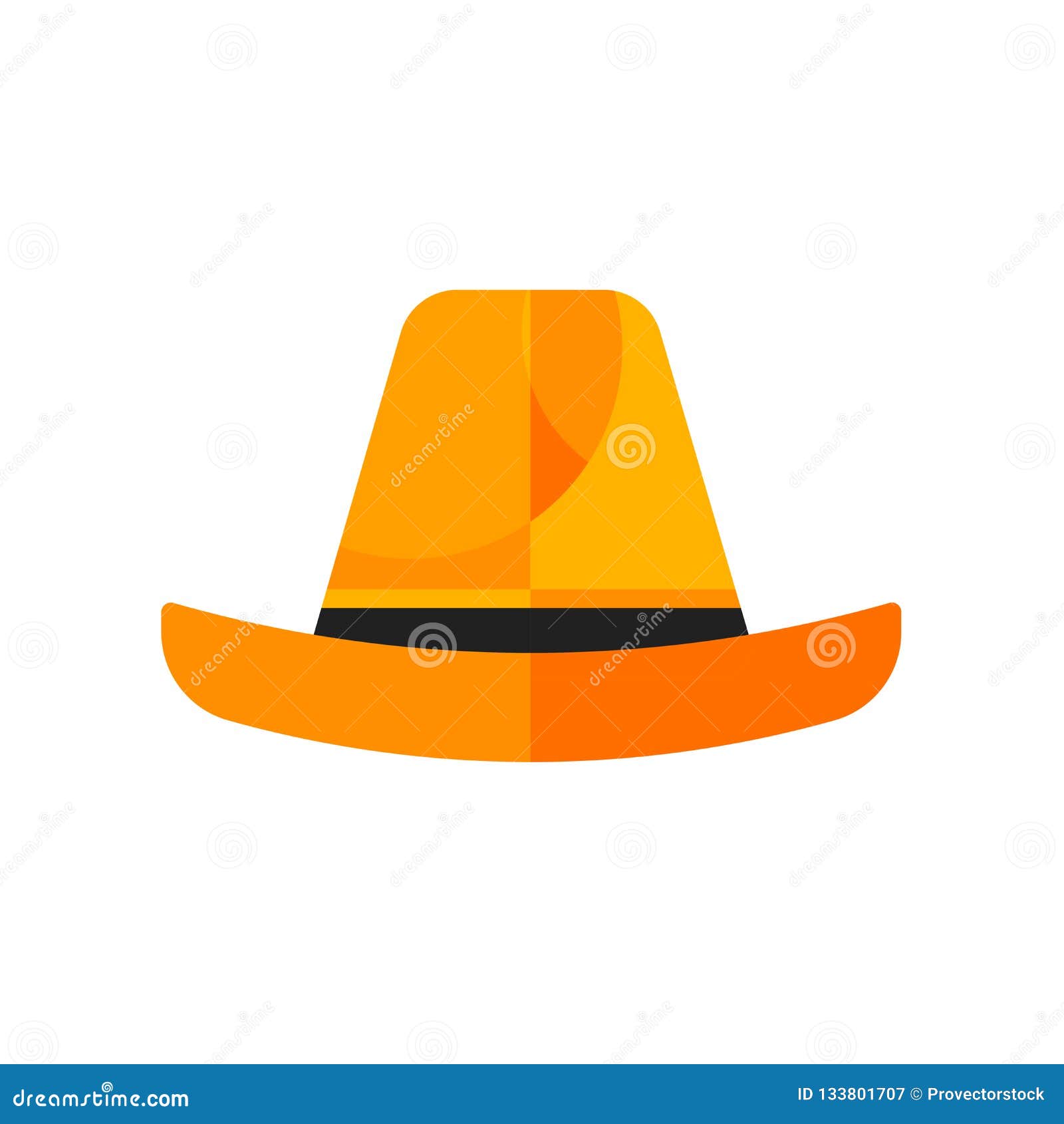 Hat Icon Vector Sign and Symbol Isolated on White Background Stock ...