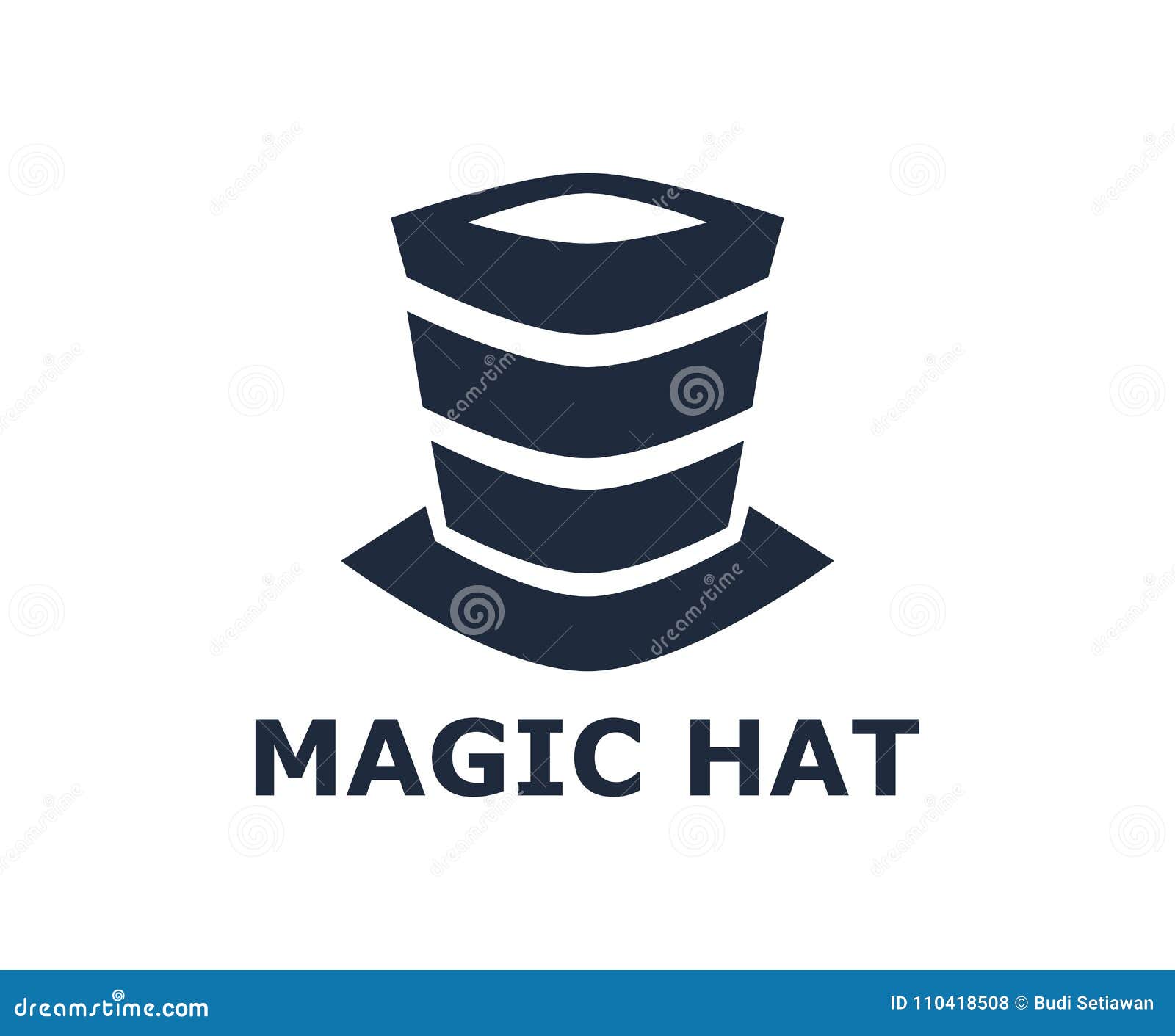 Hat logo design concept stock vector. Illustration of december - 110418508