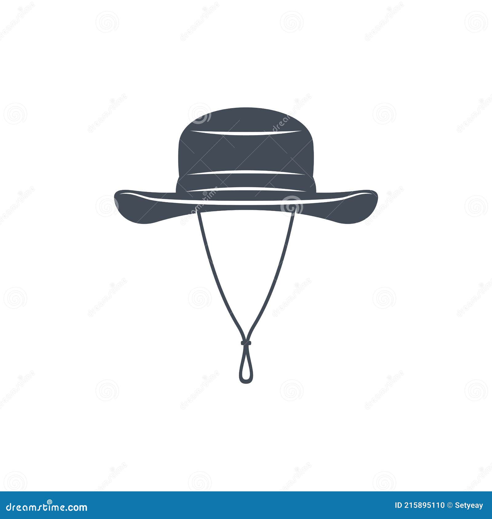 Hat Logo Design Vector Illustration, Creative Hat Logo Design Concept ...