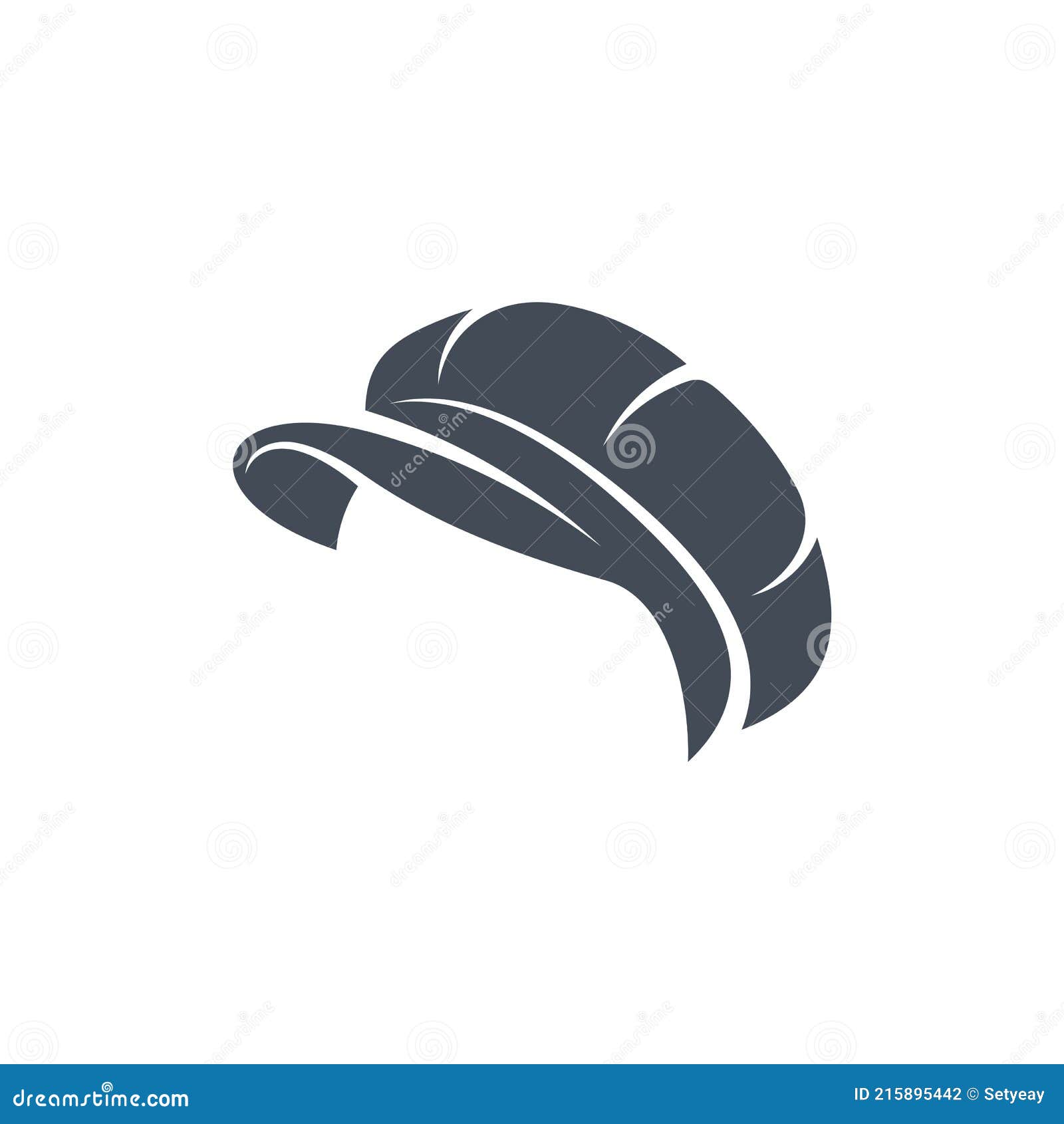Hat Logo Design Vector Illustration, Creative Hat Logo Design Concept ...