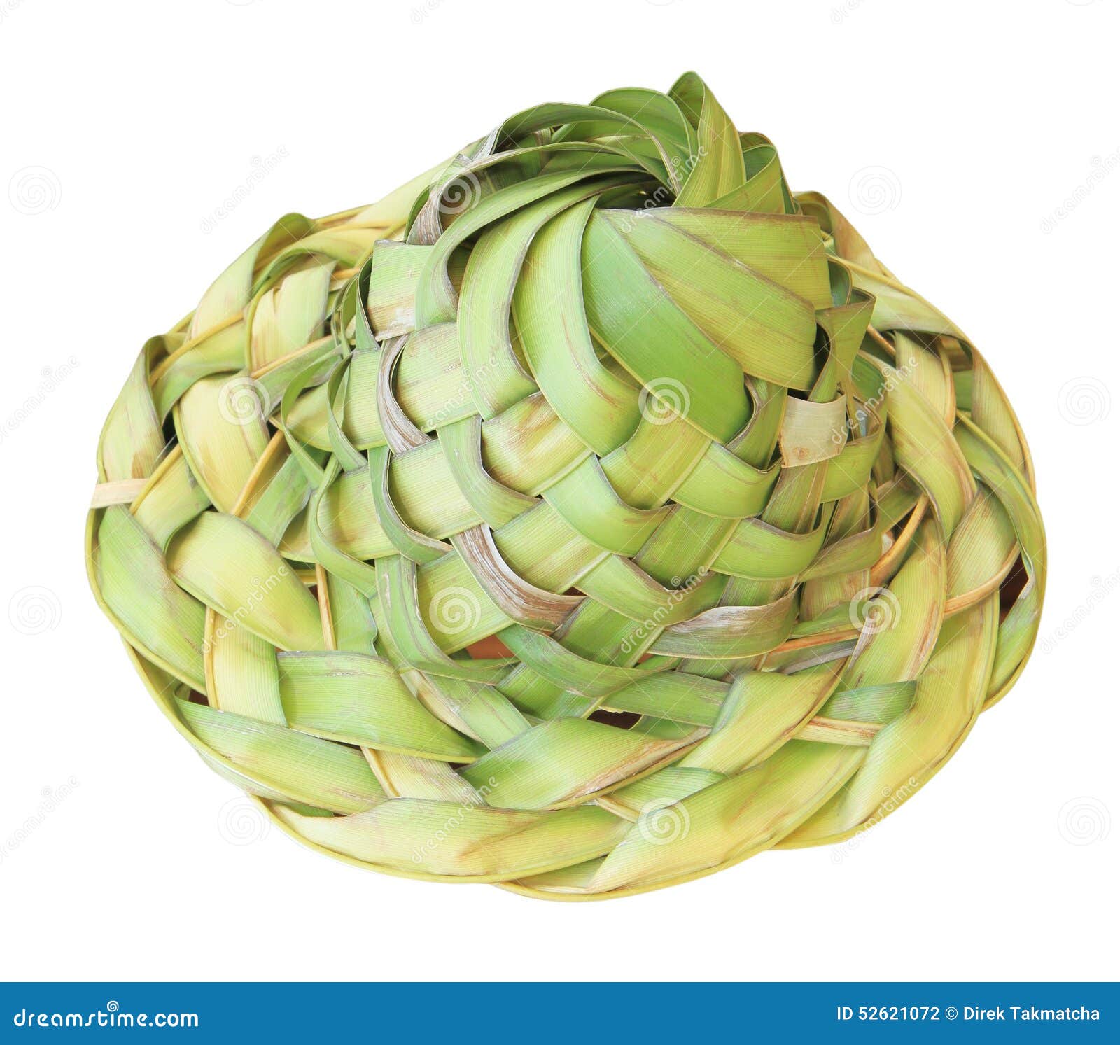 Hat made form coconut leaf stock photo. Image of nature - 52621072