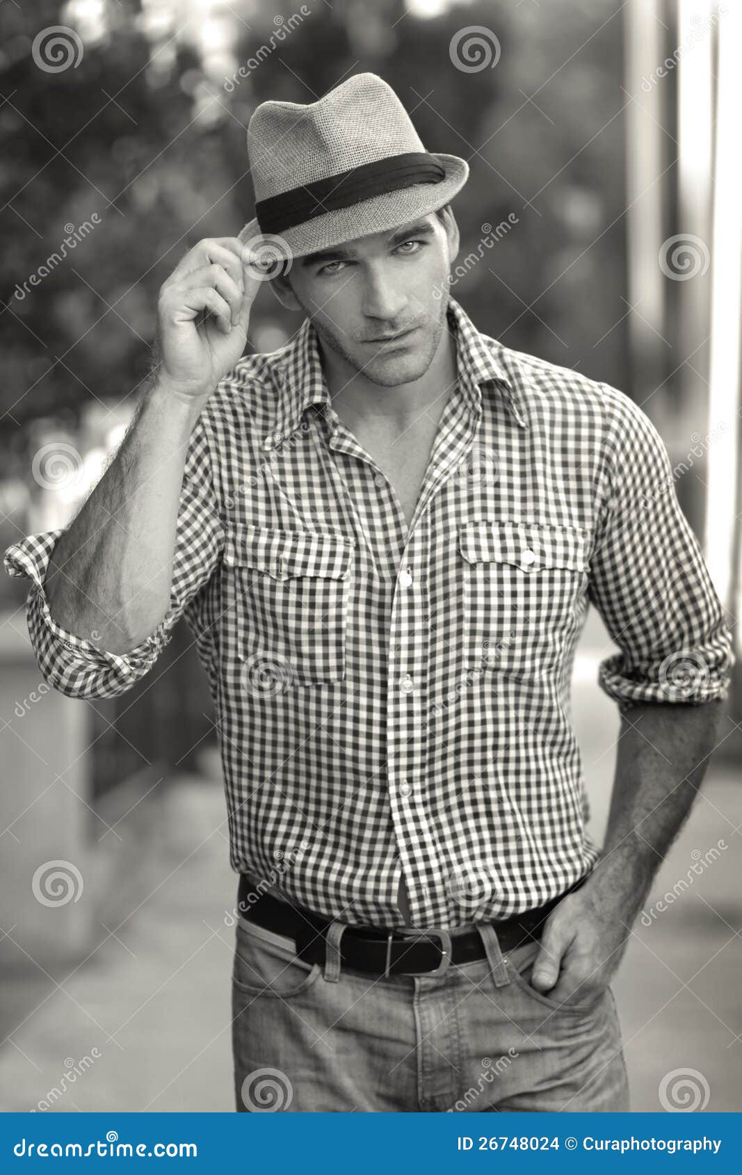 Hat man stock photo. Image of fashion, male, beautiful - 26748024