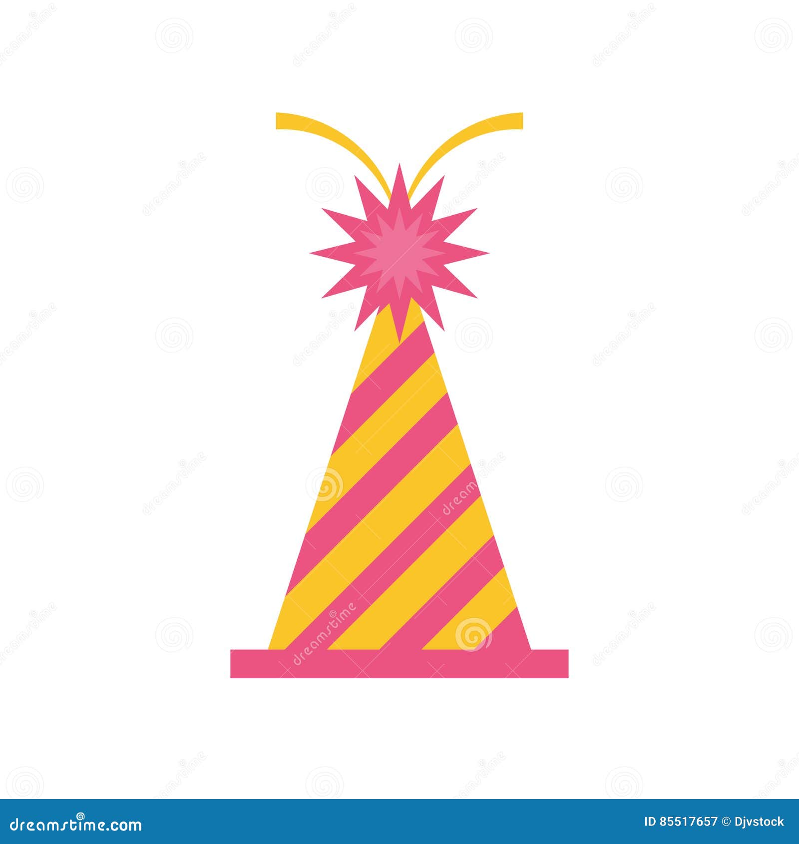 Hat party icon image stock illustration. Illustration of color - 85517657