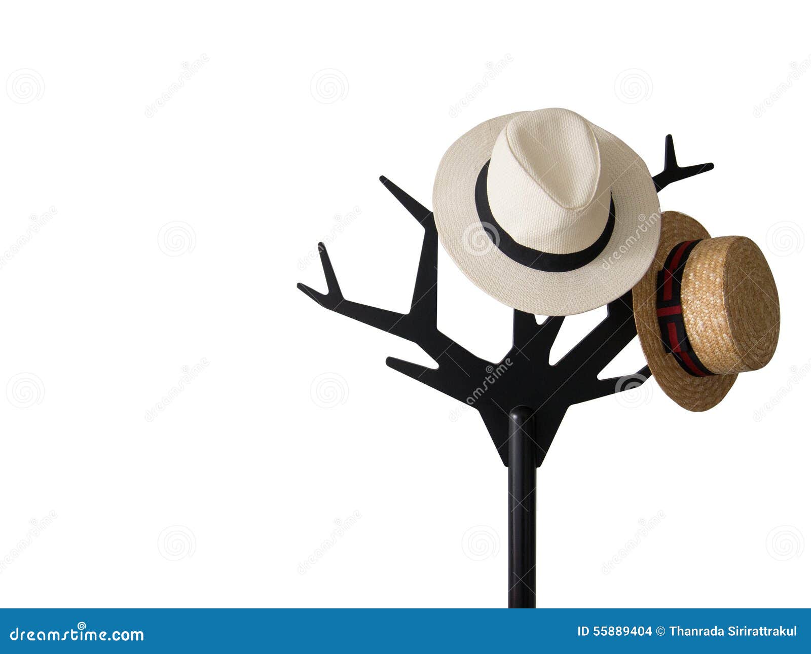 Hat on pole stock photo. Image of hanging, white, isolated - 55889404