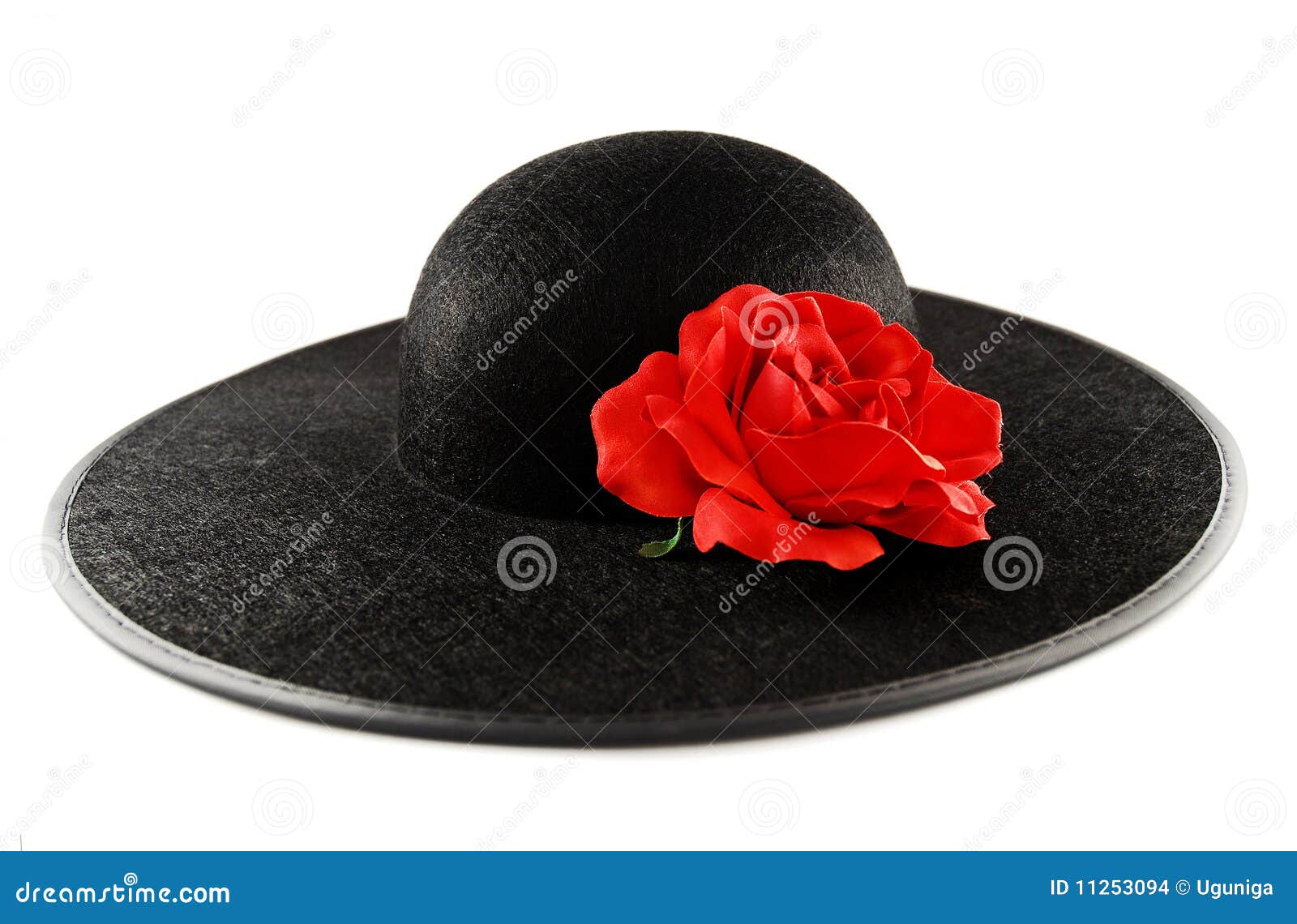 Hat with a rose stock photo. Image of elegance, expensive - 11253094