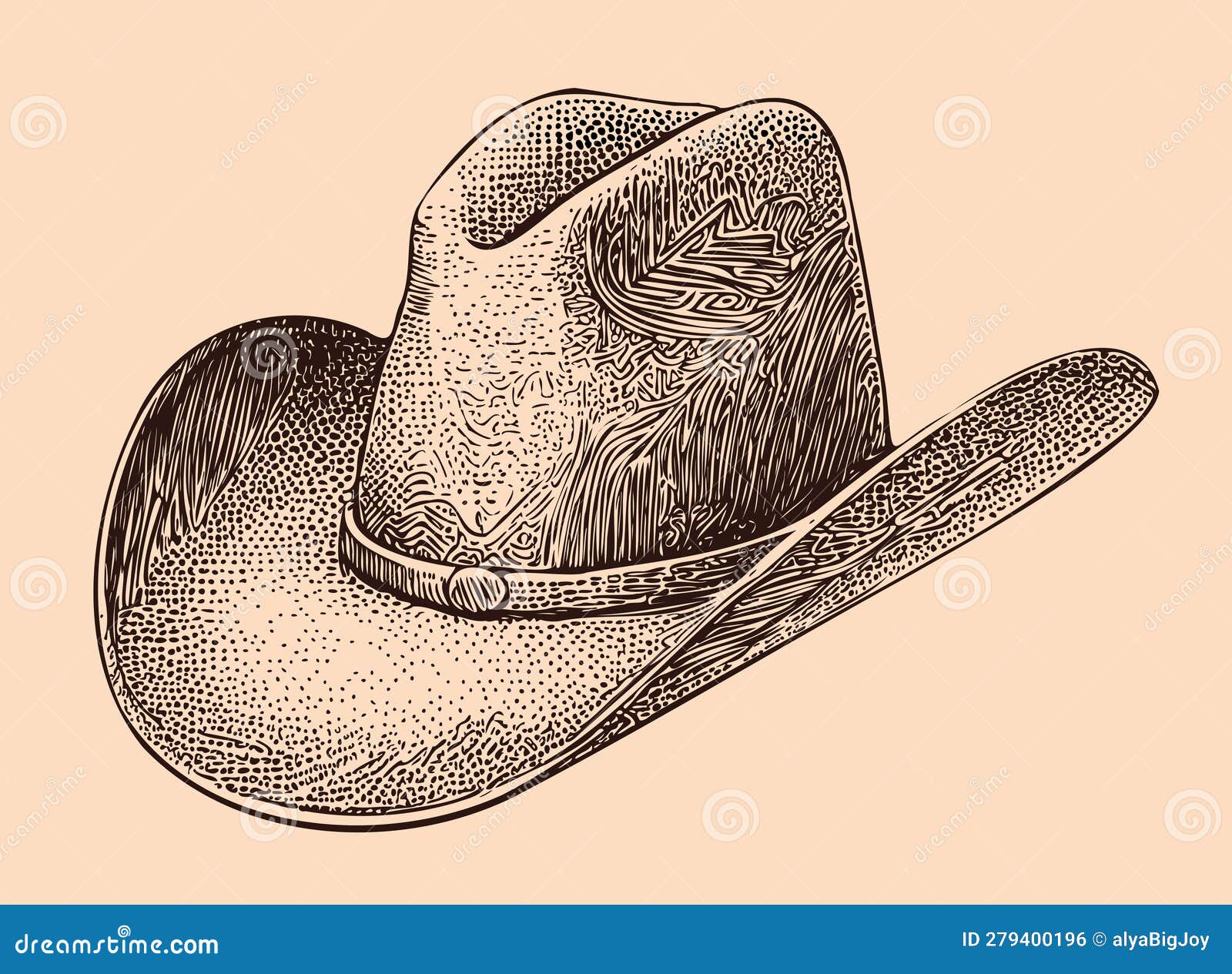 Hat Sketch Hand Drawn in Doodle Style Vector Illustration Stock Photo ...