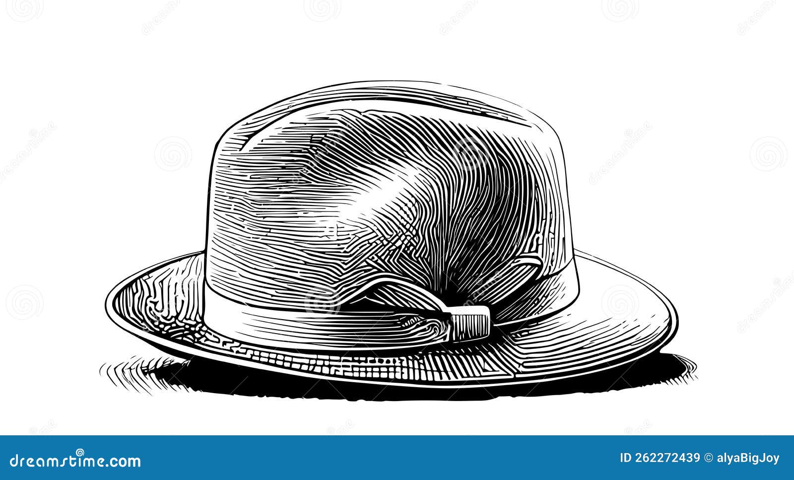 Hat Sketch Hand Drawn Sketch, Engraving Style Stock Vector ...