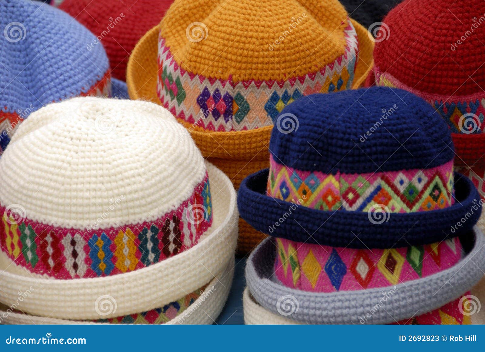 Hat Stall stock image. Image of band, craft, color, pile - 2692823