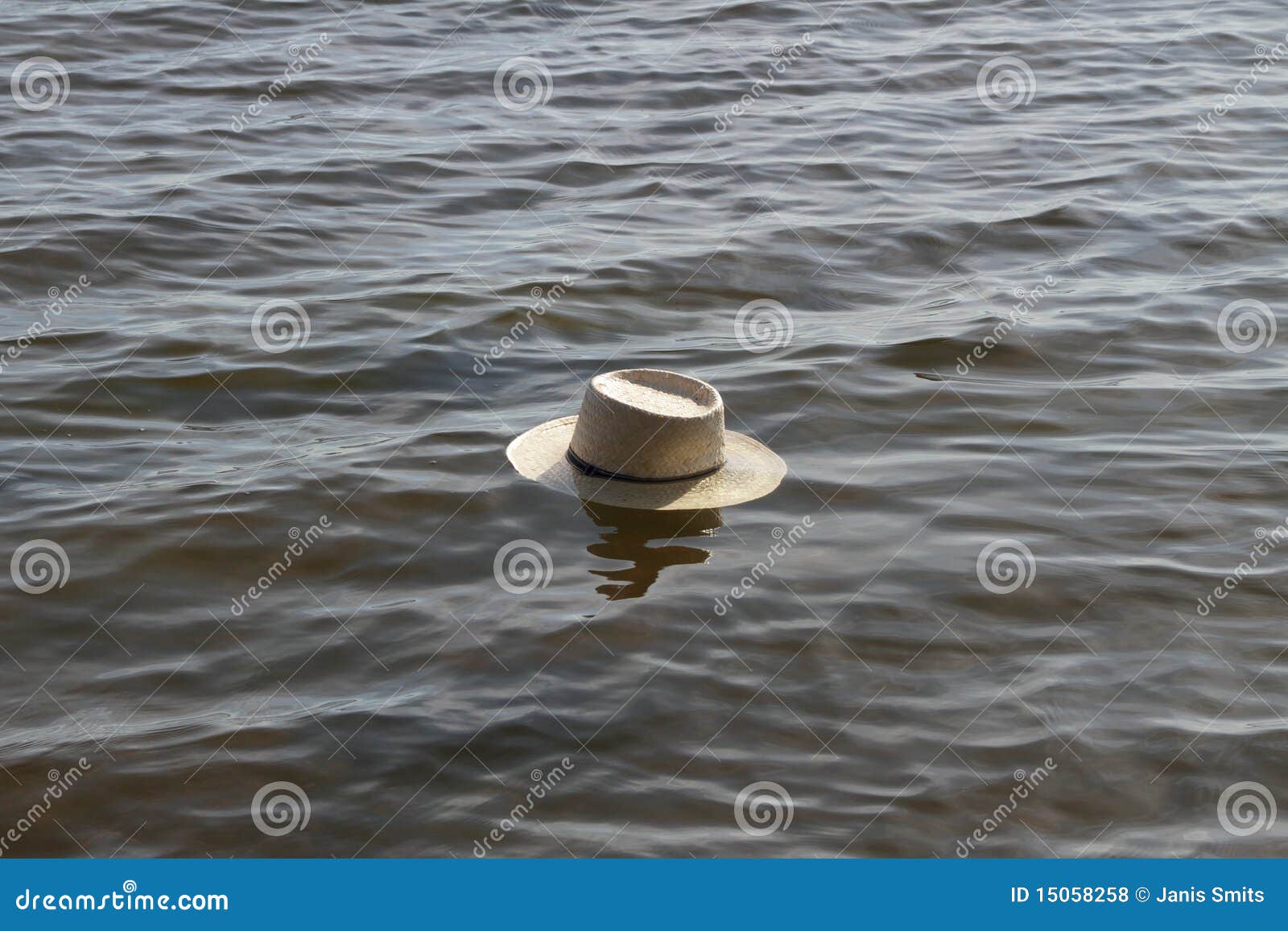 Hat in water. stock photo. Image of wave, water, sunlight - 15058258