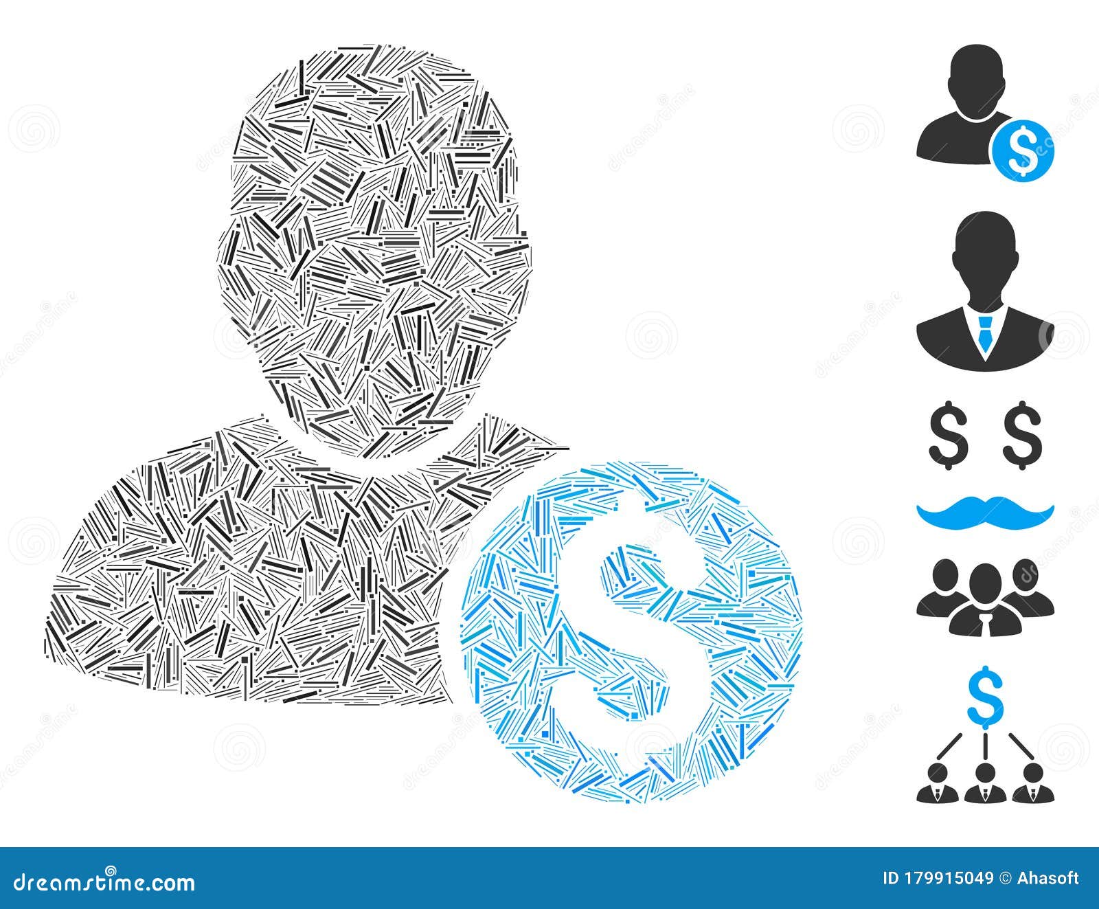 Collage With Businessman Pressing Loyalty Program Button On Virtual ...