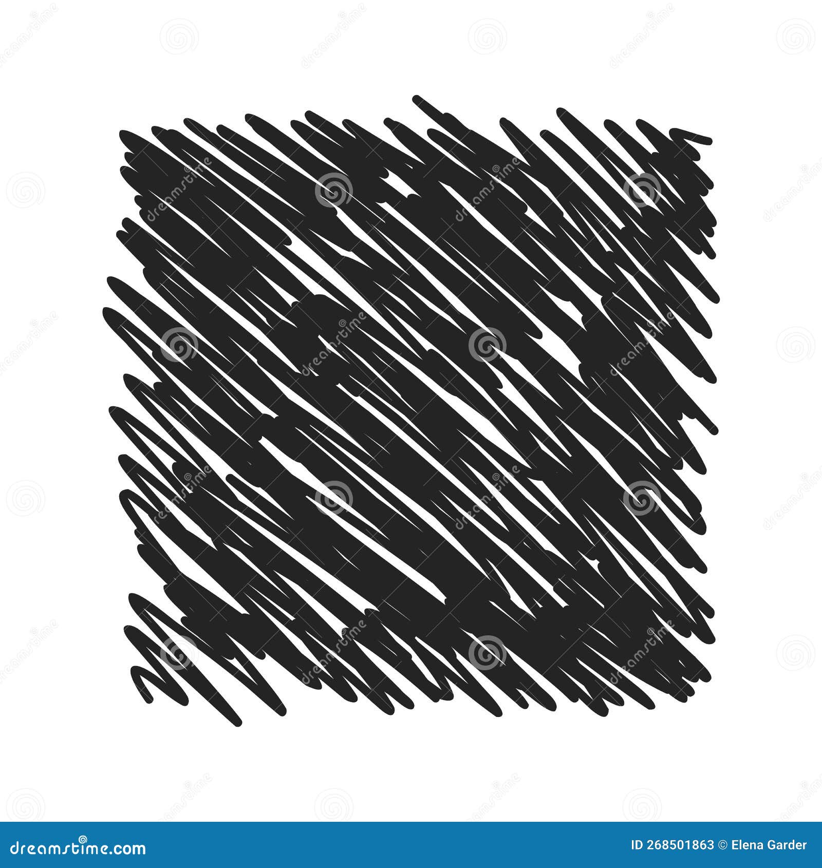 Hatch Clipart. Scribble Sketch Pencil Texture. Scratch Pen Grunge Shape ...