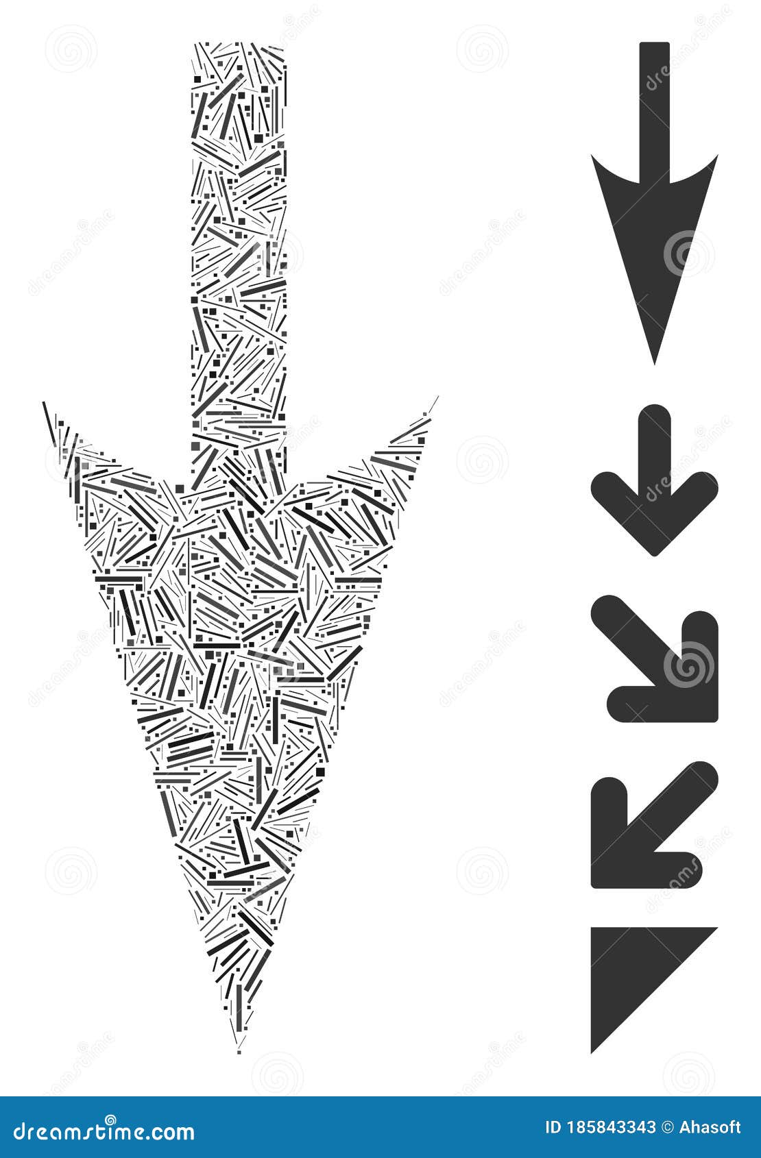Net Sharp Down Arrow Vector Mesh Royalty-Free Stock Photography ...