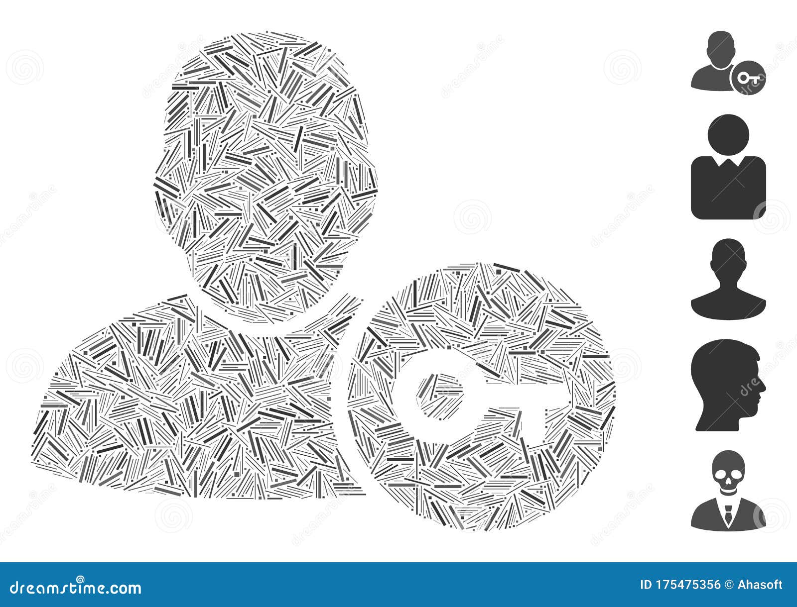 Hatch Collage User Login stock illustration. Illustration of guard ...
