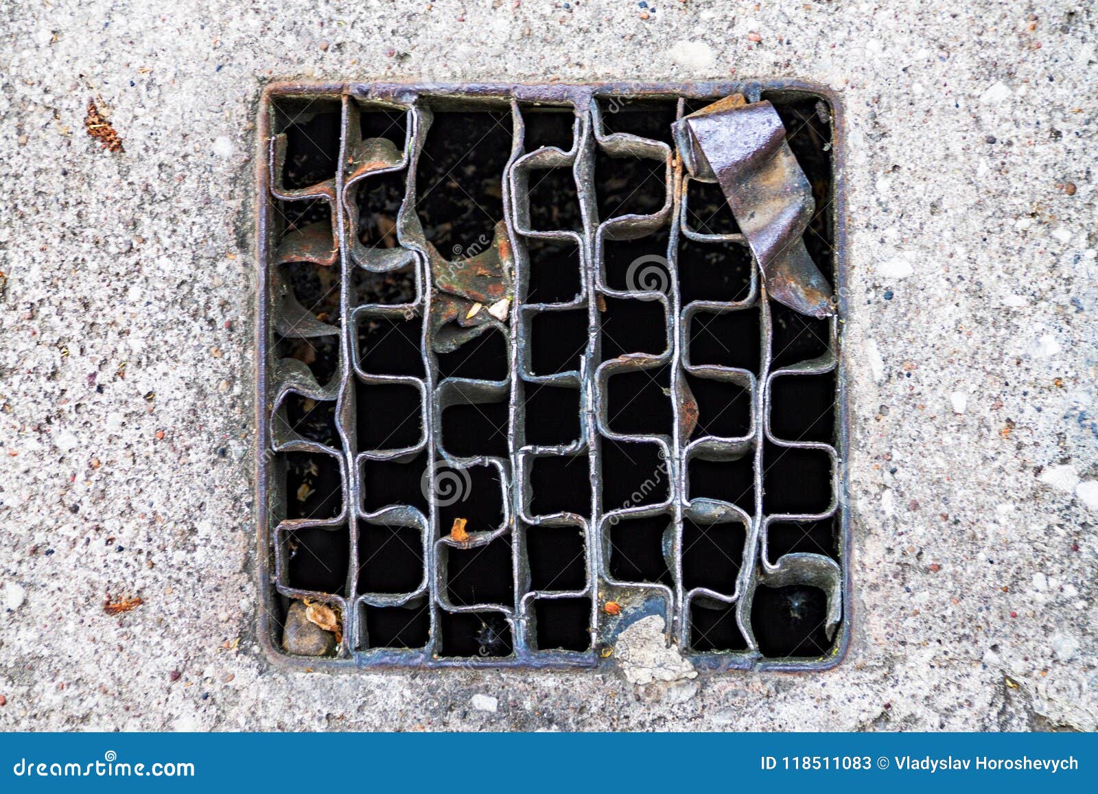 Hatch Cover, City Drain on the Road, City Sewerage Stock Image - Image ...