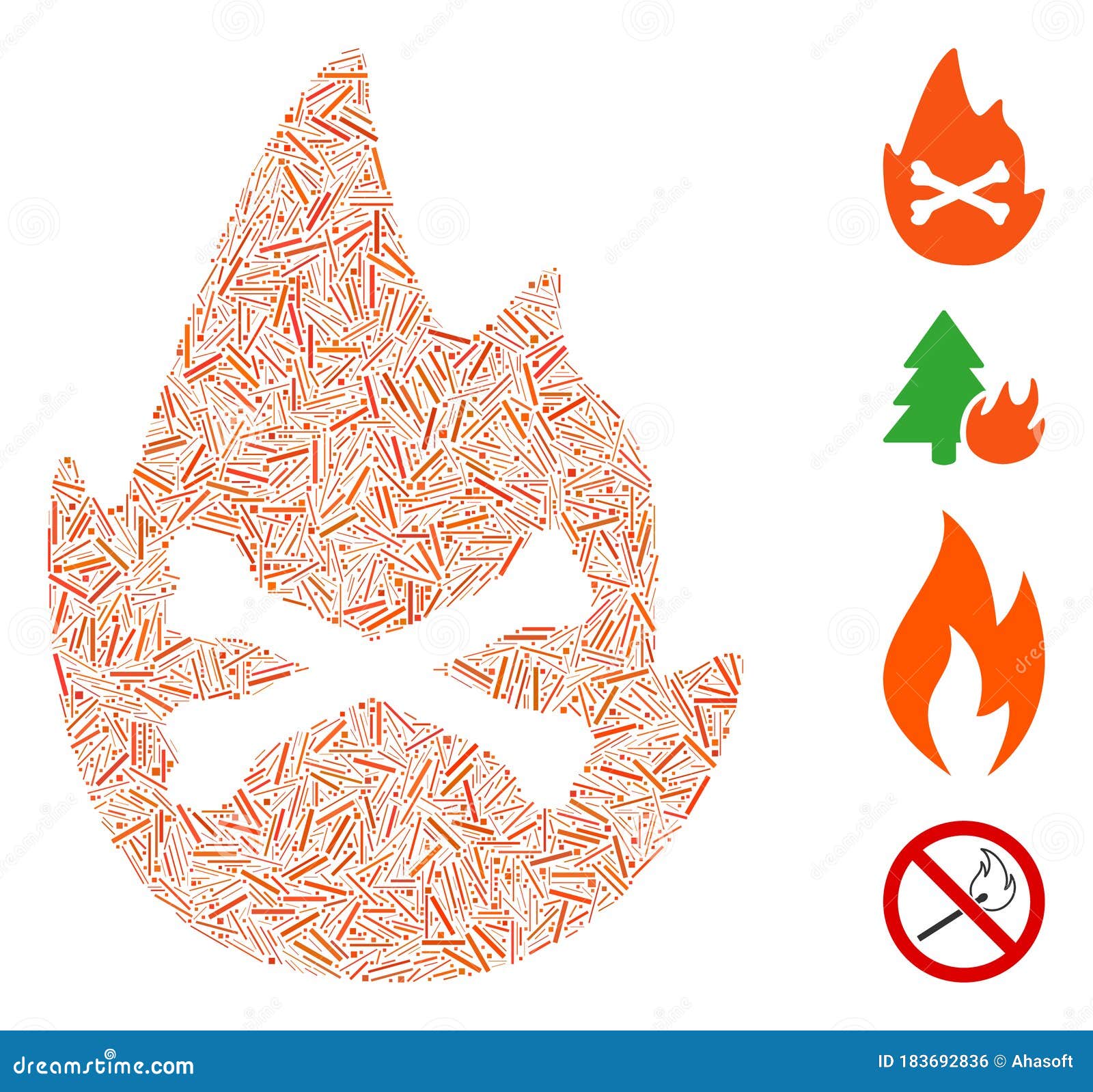 Icon Of Hellfire - Vector Iconic Design | CartoonDealer.com #100845164