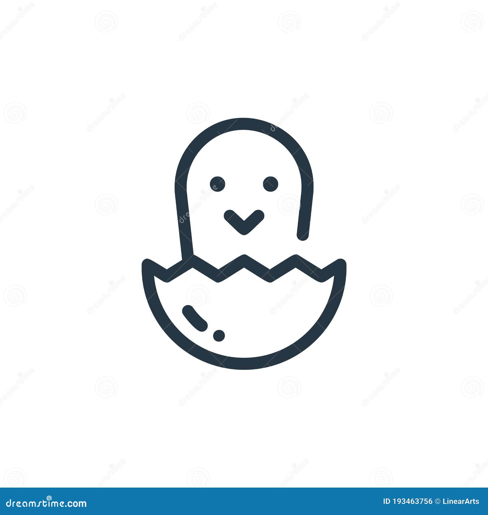 Hatch Icon Vector from Spring Concept. Thin Line Illustration of Hatch ...