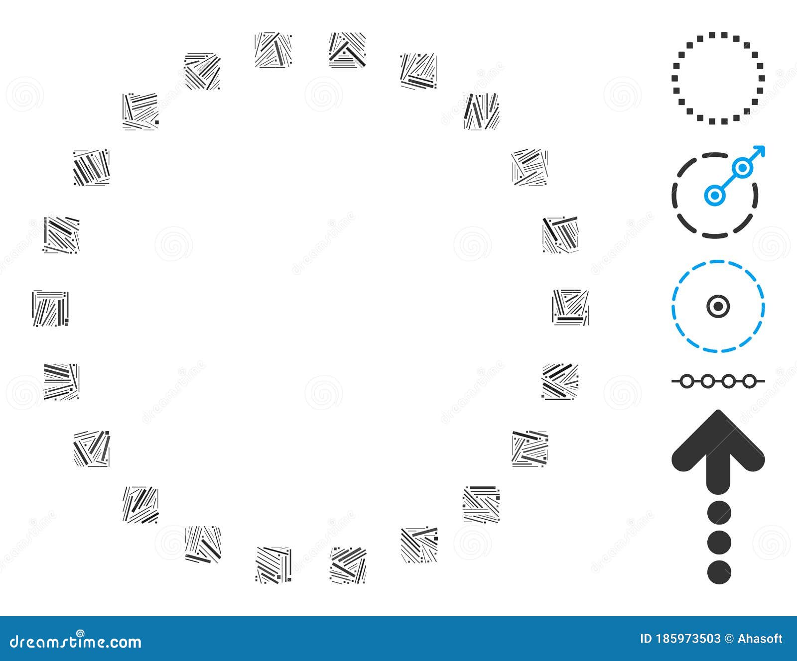 Hatch, Dotted And Linear Ink Hand Drawn Textures Cartoon Vector ...