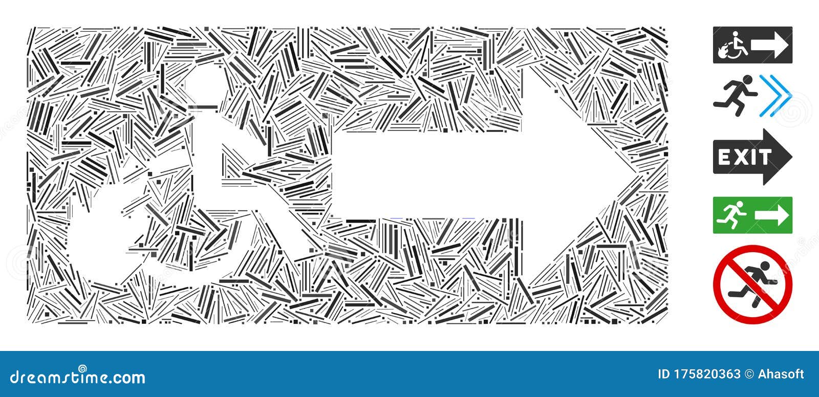 Hatch Mosaic Patient Exit Icon Stock Illustration - Illustration of ...