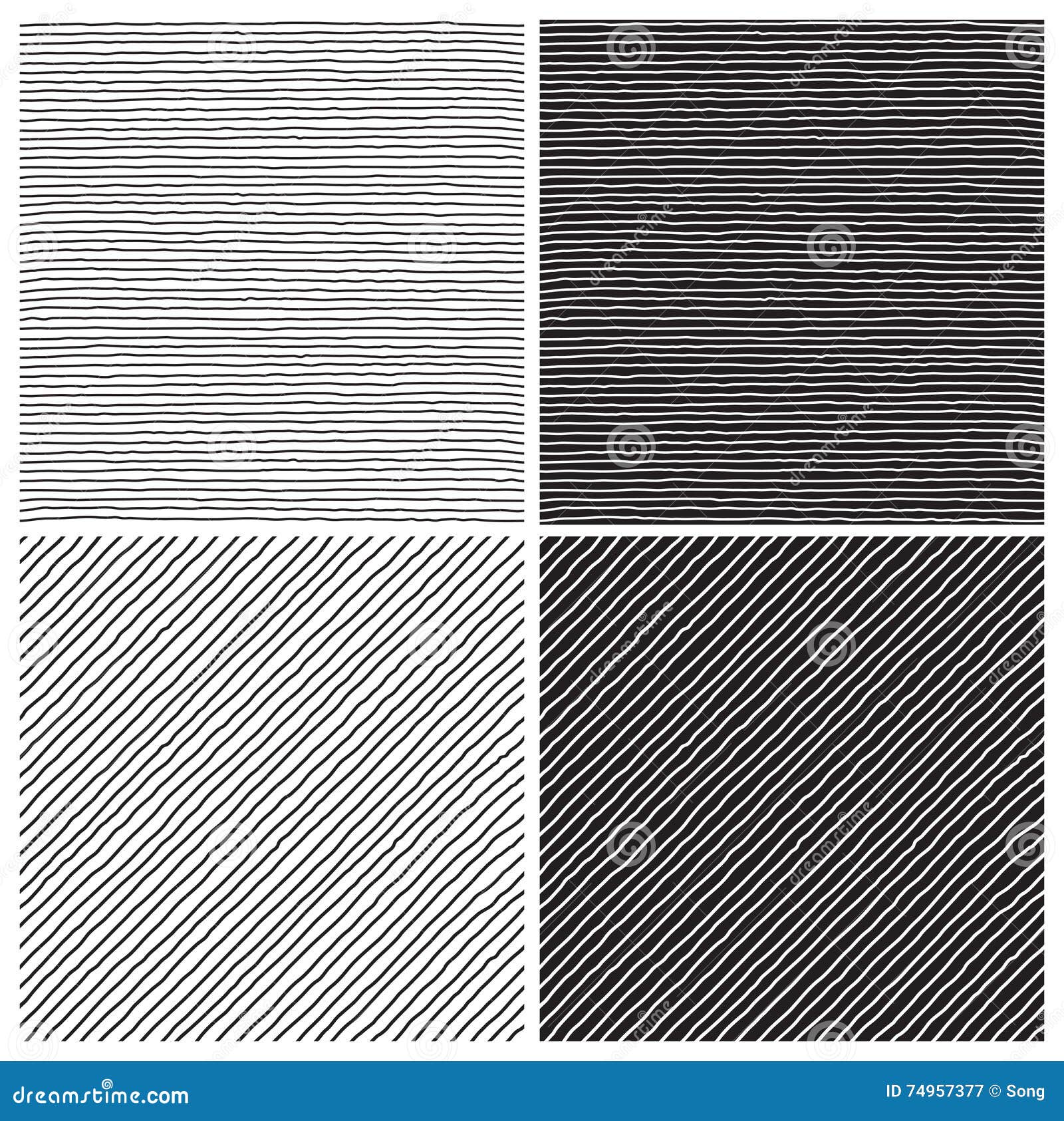 Endless Hatch patterns stock vector. Illustration of hatch - 74957377