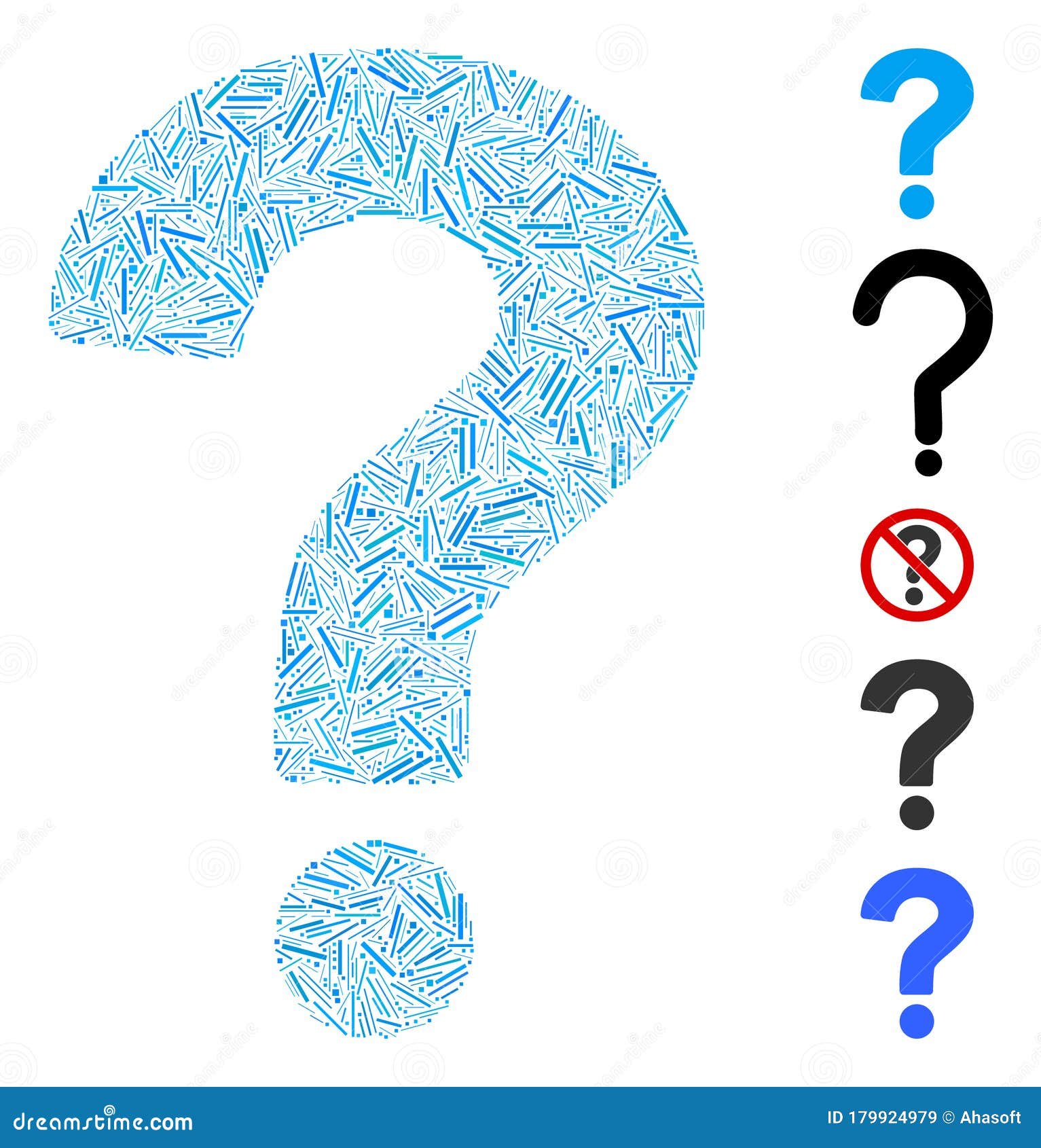 Hatch Query Icon Vector Collage Stock Illustration - Illustration of ...