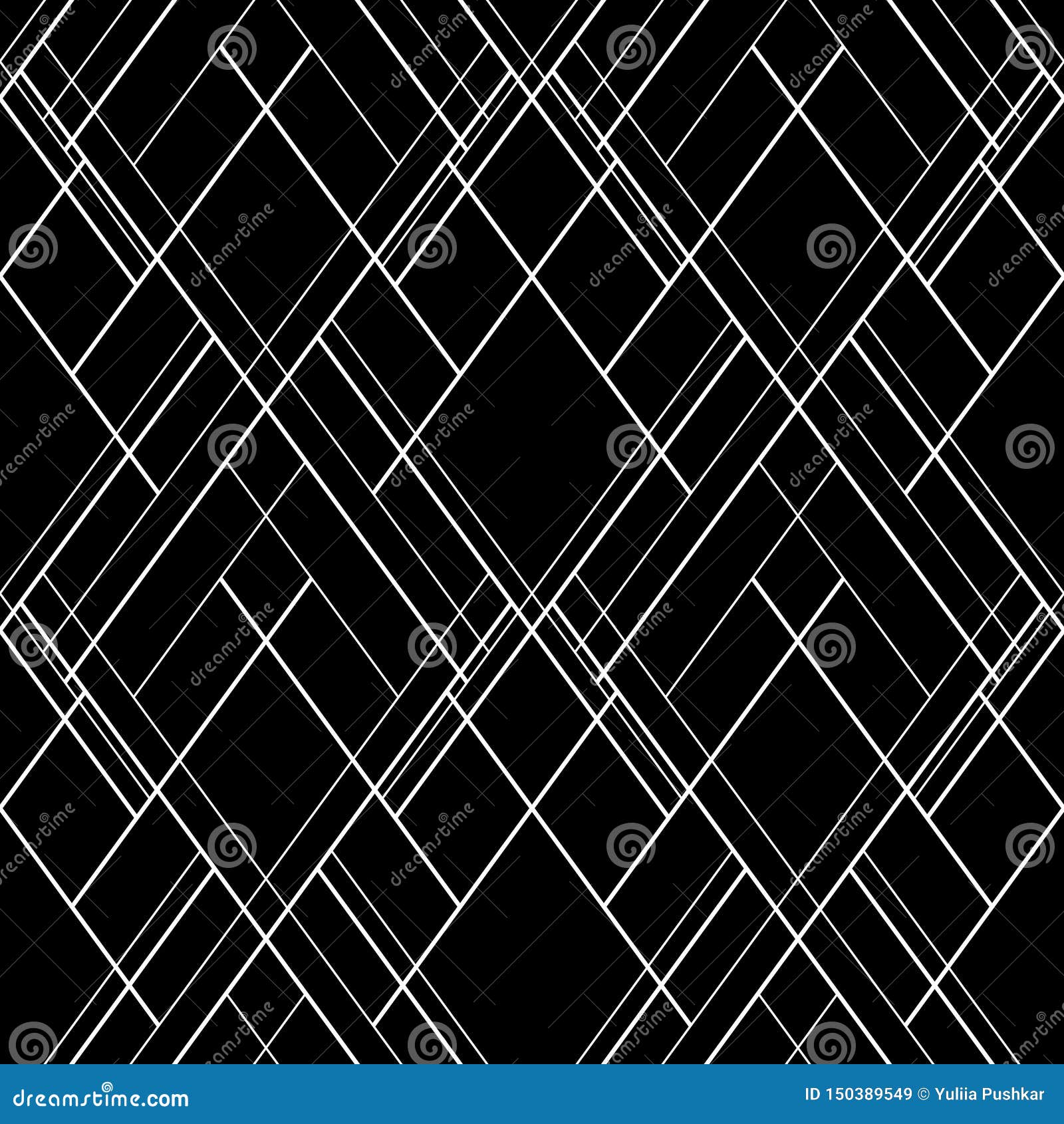 Hatch Seamless Vector Pattern. Dark Abstract Background Stock Vector ...