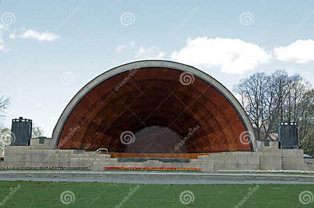 Hatch Shell bandstand stock image. Image of massachusetts - 24409351