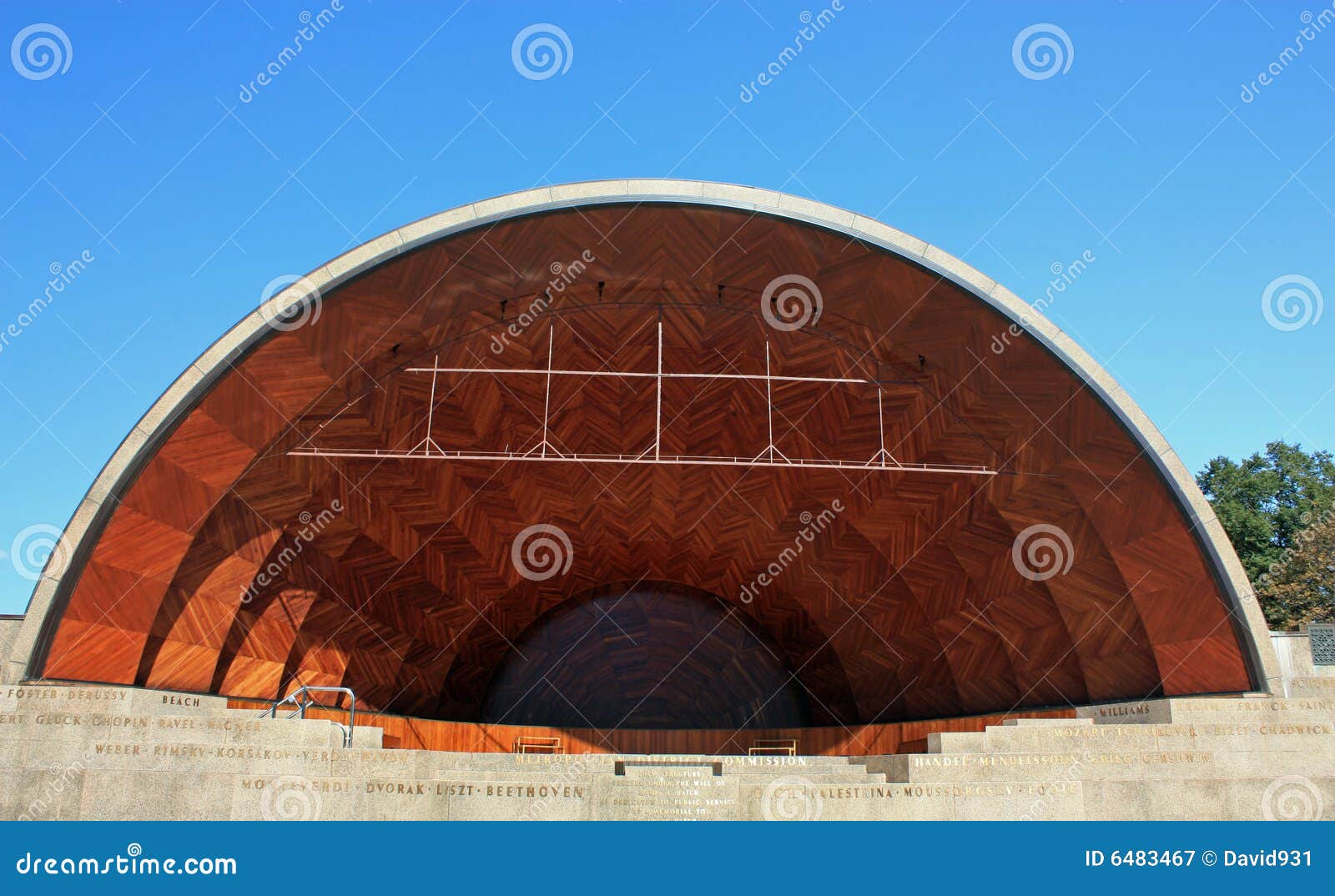 Hatch Shell Boston stock image. Image of metropolis, cloudscape - 6483467