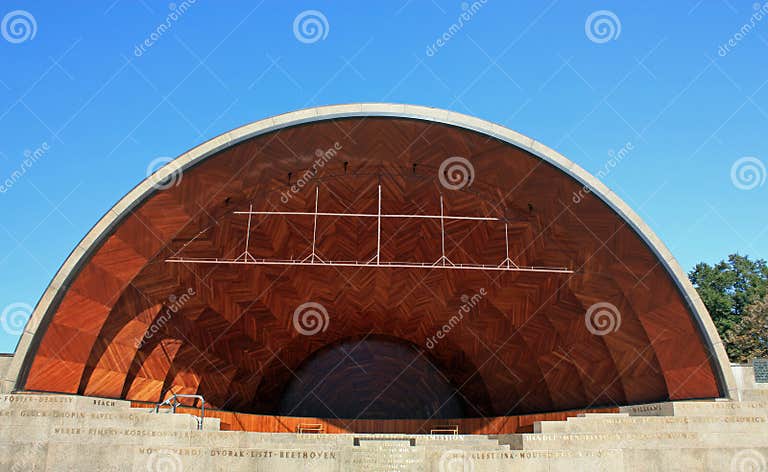 Hatch Shell Boston stock image. Image of metropolis, cloudscape - 6483467
