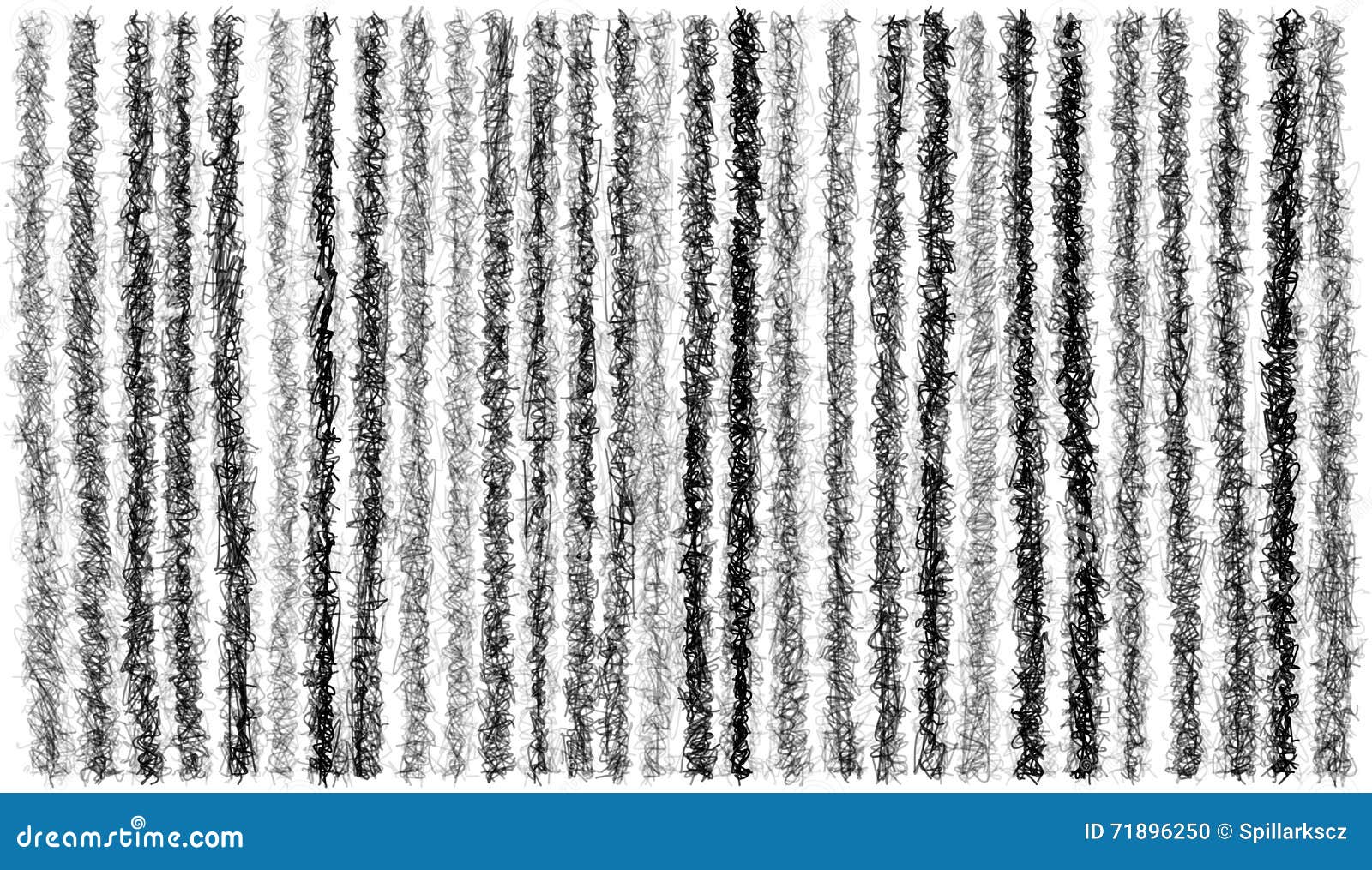 Hatch Sketch Lines in Black Gray Over White Stock Vector - Illustration ...