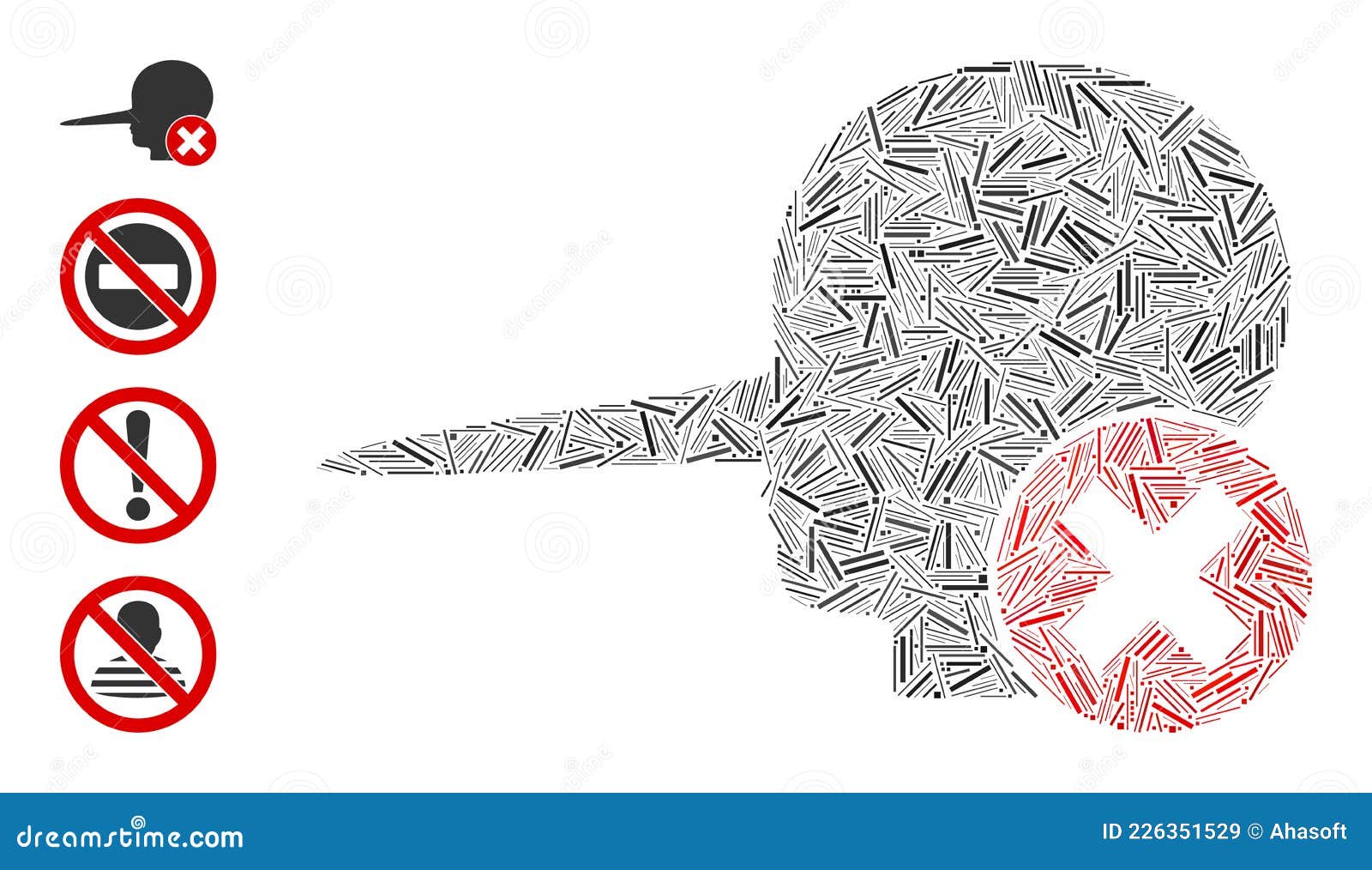 Fake Icon Vector From Detecting Fake News Concept. Thin Line ...