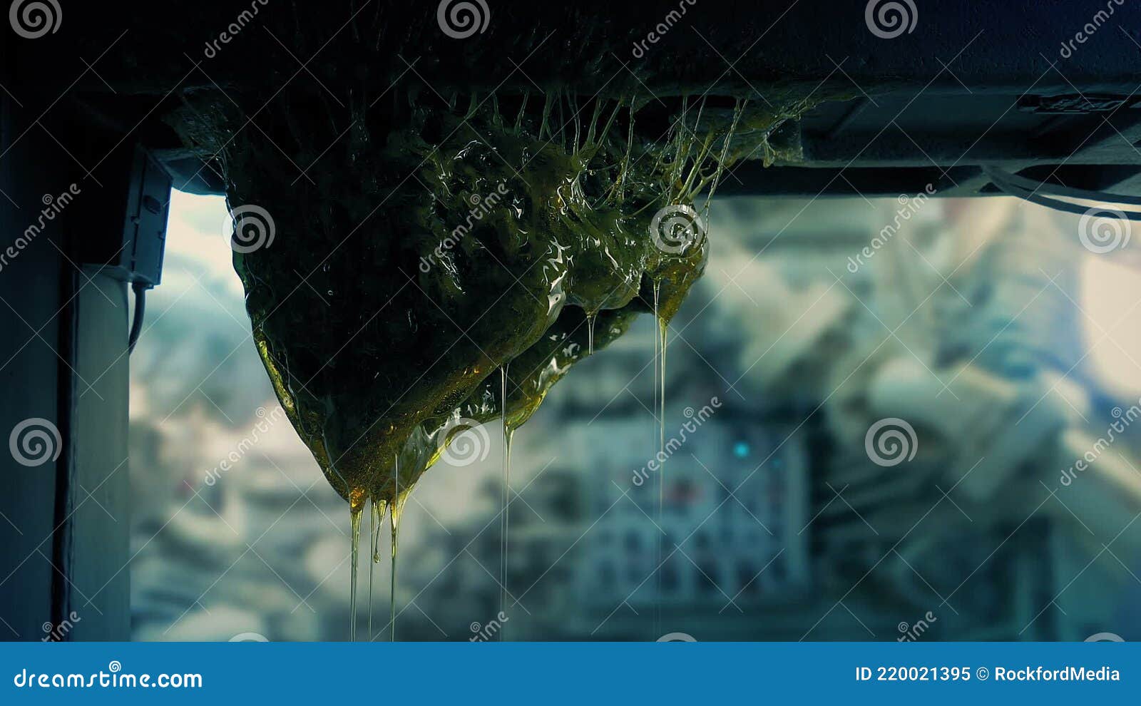 Hatched Alien Egg Sack on Spaceship Stock Video - Video of alien ...