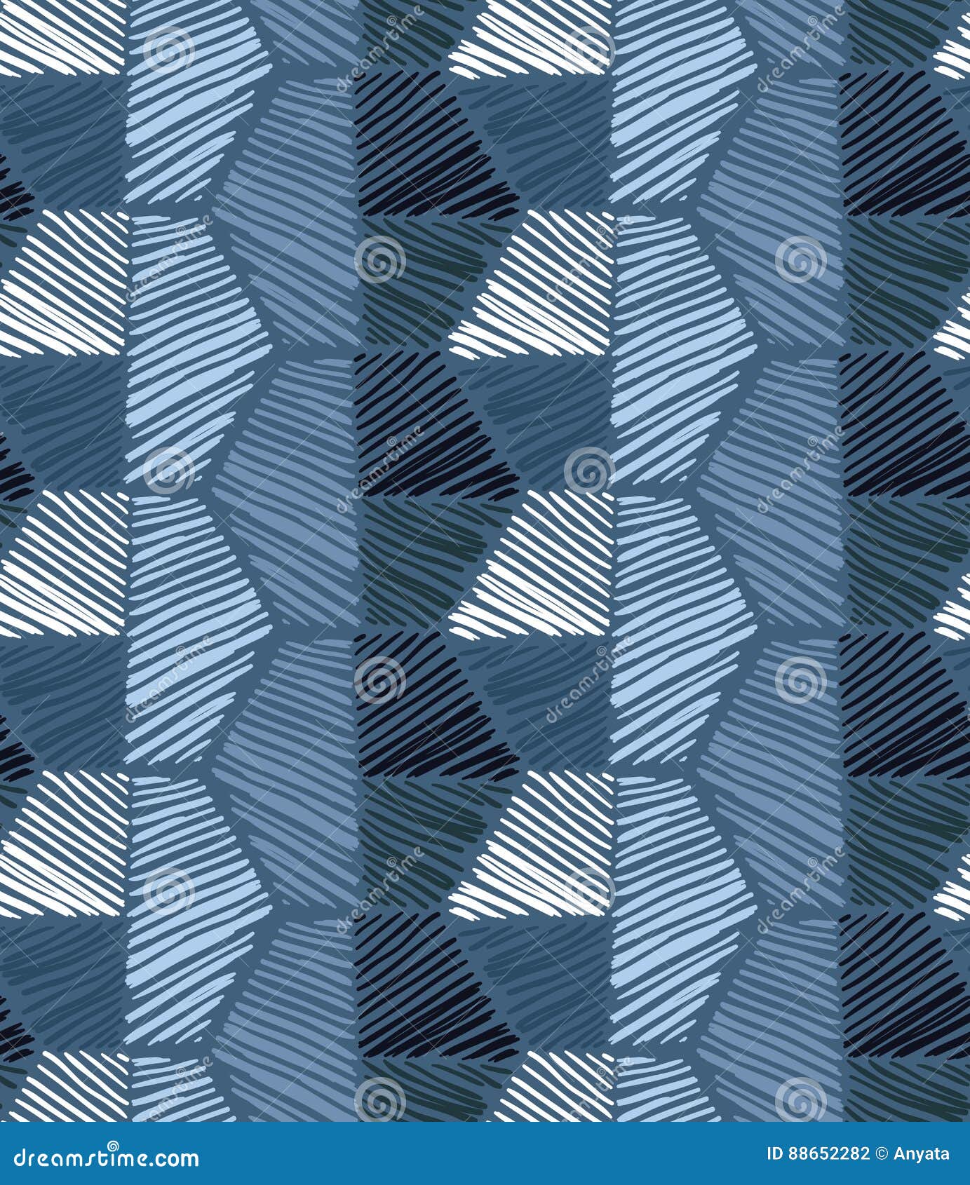 Hatched hexagons blue stock vector. Illustration of abstract - 88652282